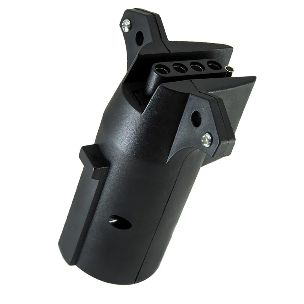 jiaping 7 Pin to 5 Pin Round Trailer RV Light Connector Adapter Plug ...