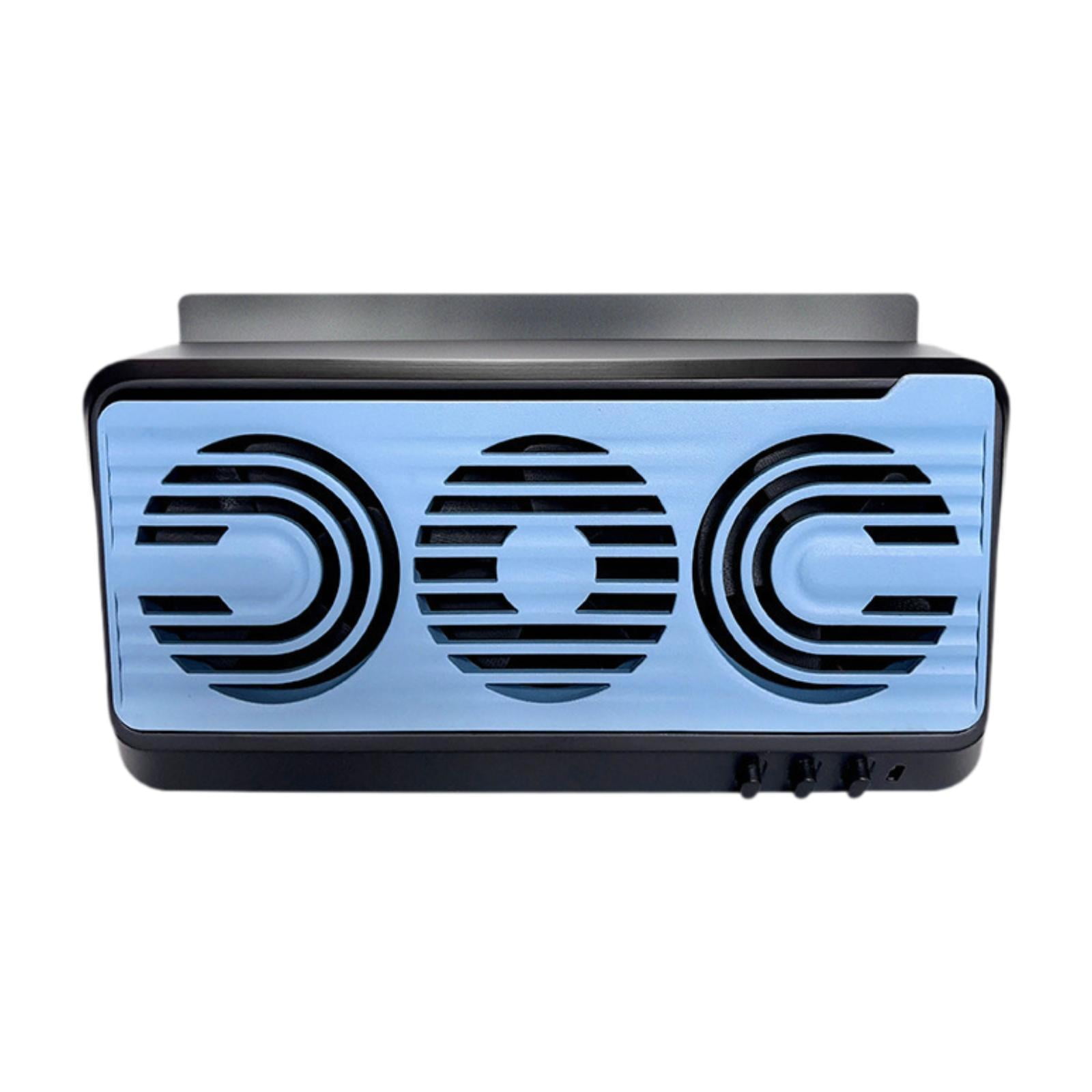 jiaping Car Window Fan Solar Powered Auto Fan with 3 Air Outlet for SUV ...