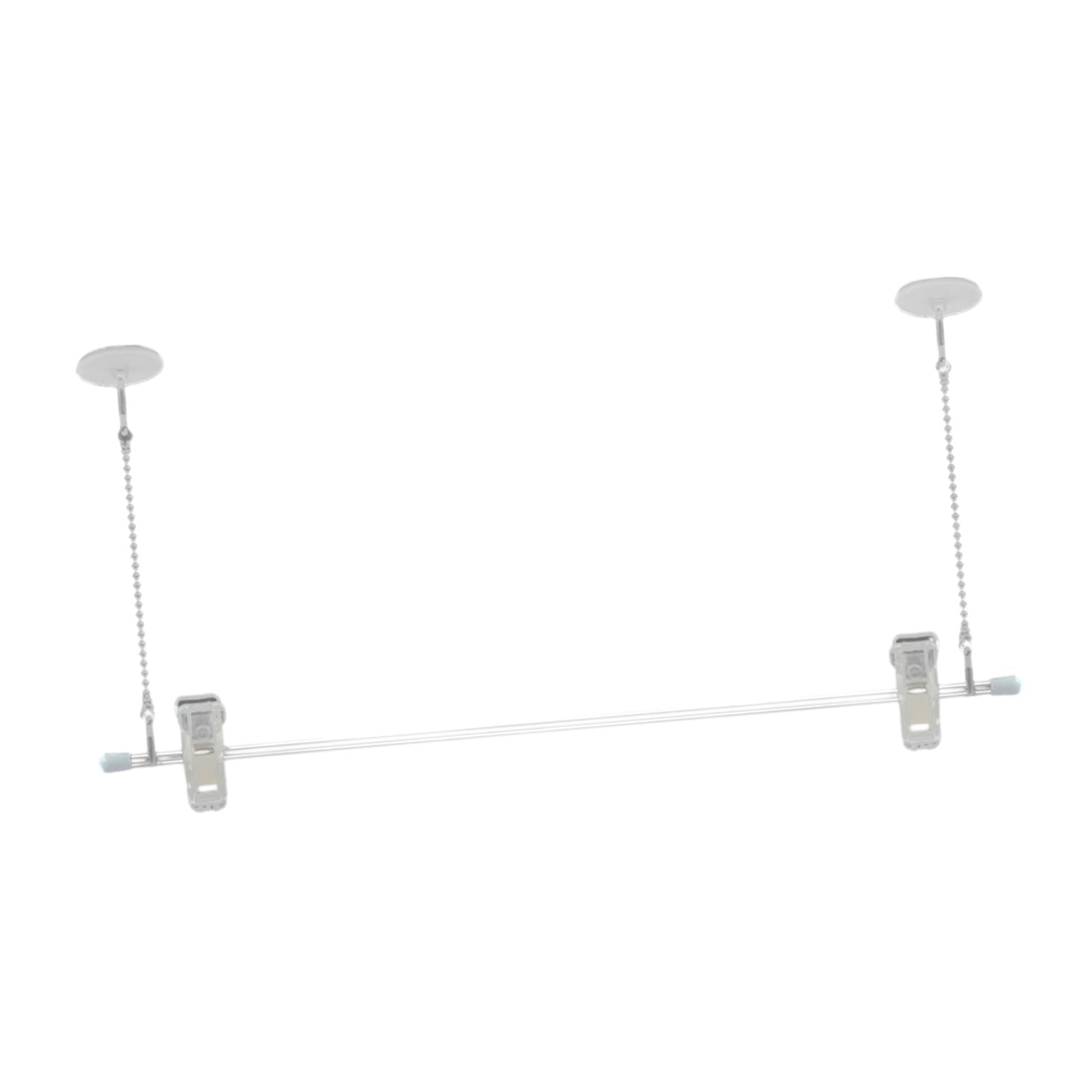 jiaping Ceiling Sign Hanger Ceiling Poster Hanger Hardware Rod Banner ...