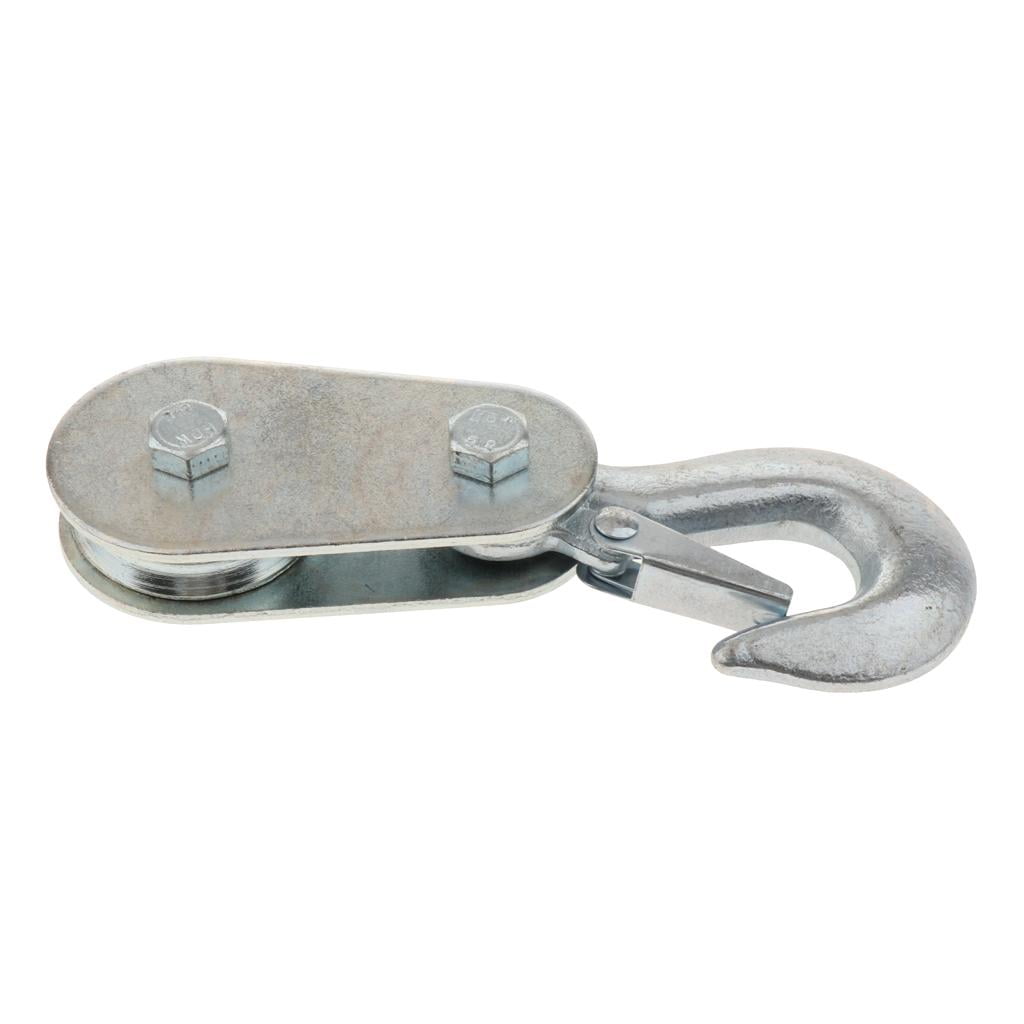 jiaping Heavy-Duty ATV Winch Snatch Block with Hook Wire Rope Lifting ...