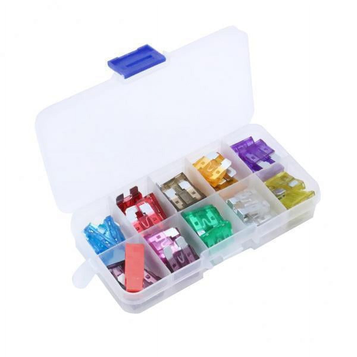 jiaping Premium Assortment of 100 Automotive Blade Fuses with Handy ...
