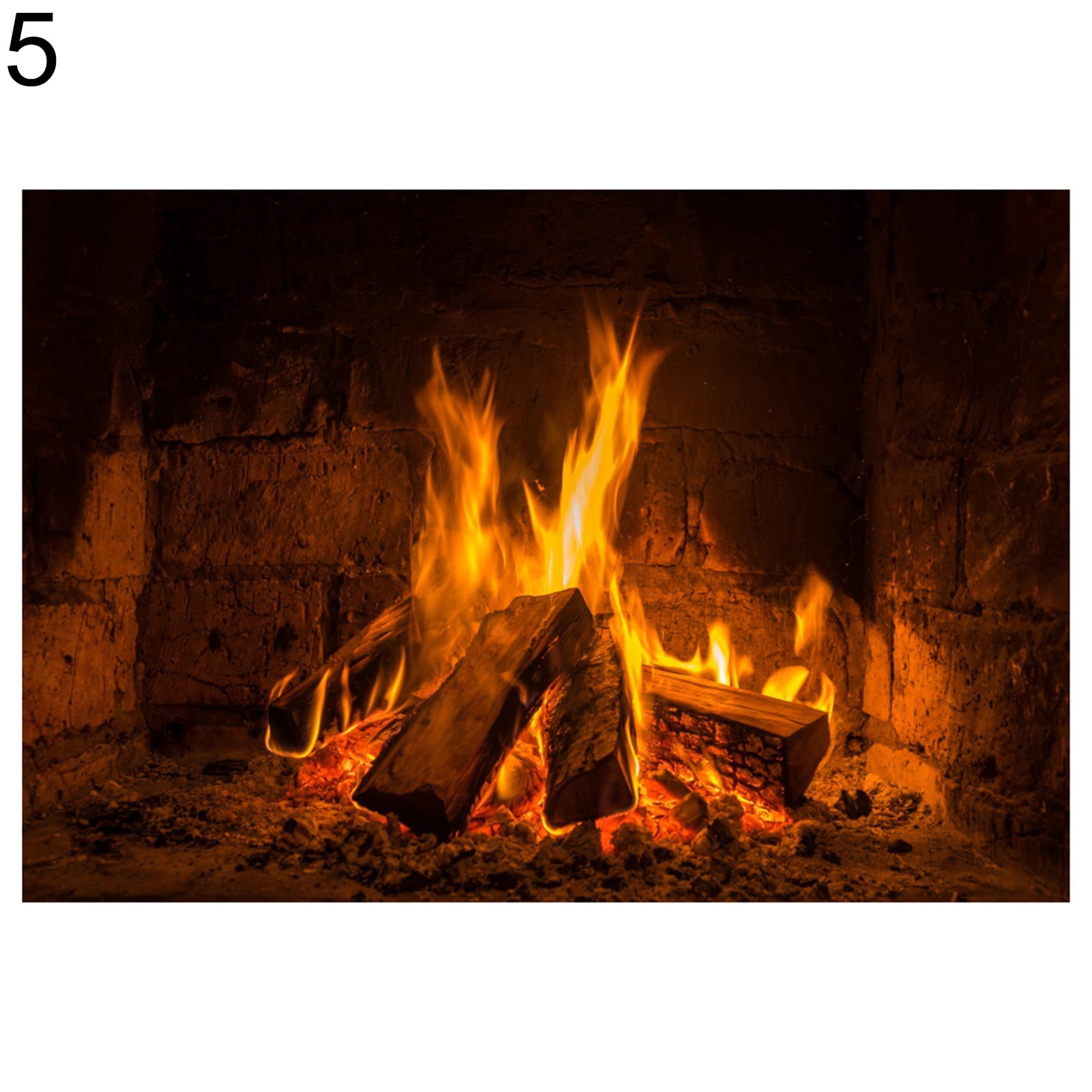 jiaroswwei Fireplace Burning Firewood Studio Photography Photo Props ...