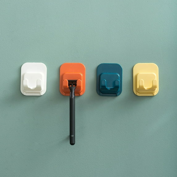 jiaroswwei Shaver Holder Wall Mounted Strong Stickiness PS Bathroom ...