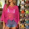 jiaxiM Cover Ups for Swimwear Women Summer Crochet Beach Cover Up Off ...