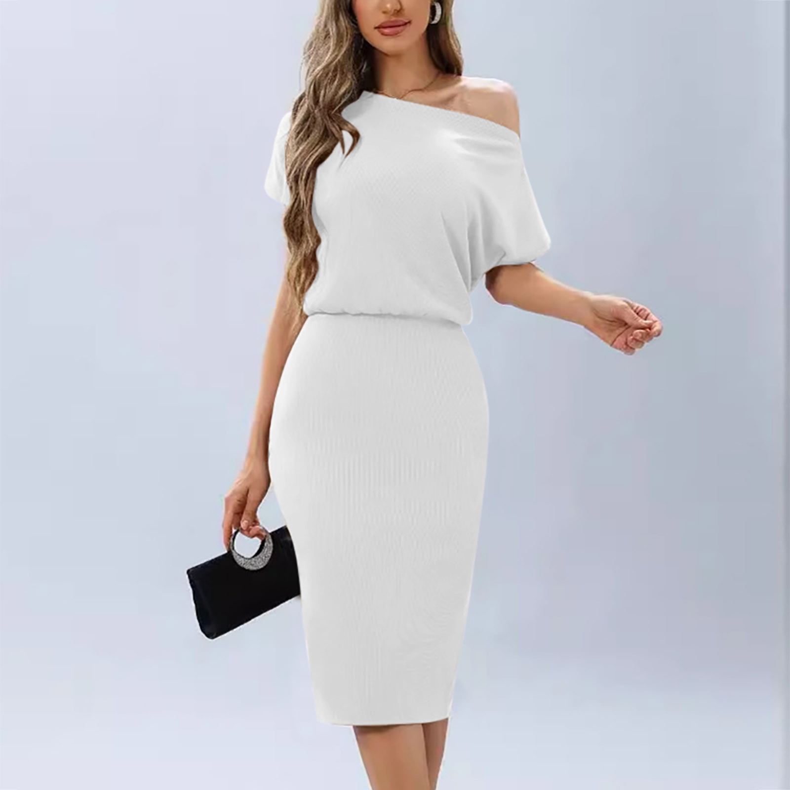 jicehd Clearances Women Dress Women's Casual Party Dresses Off The ...