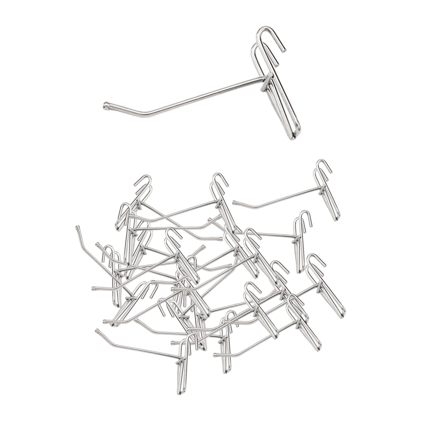 jicheng 25 Pieces Display Hooks for Grid Wall Show for Store ...