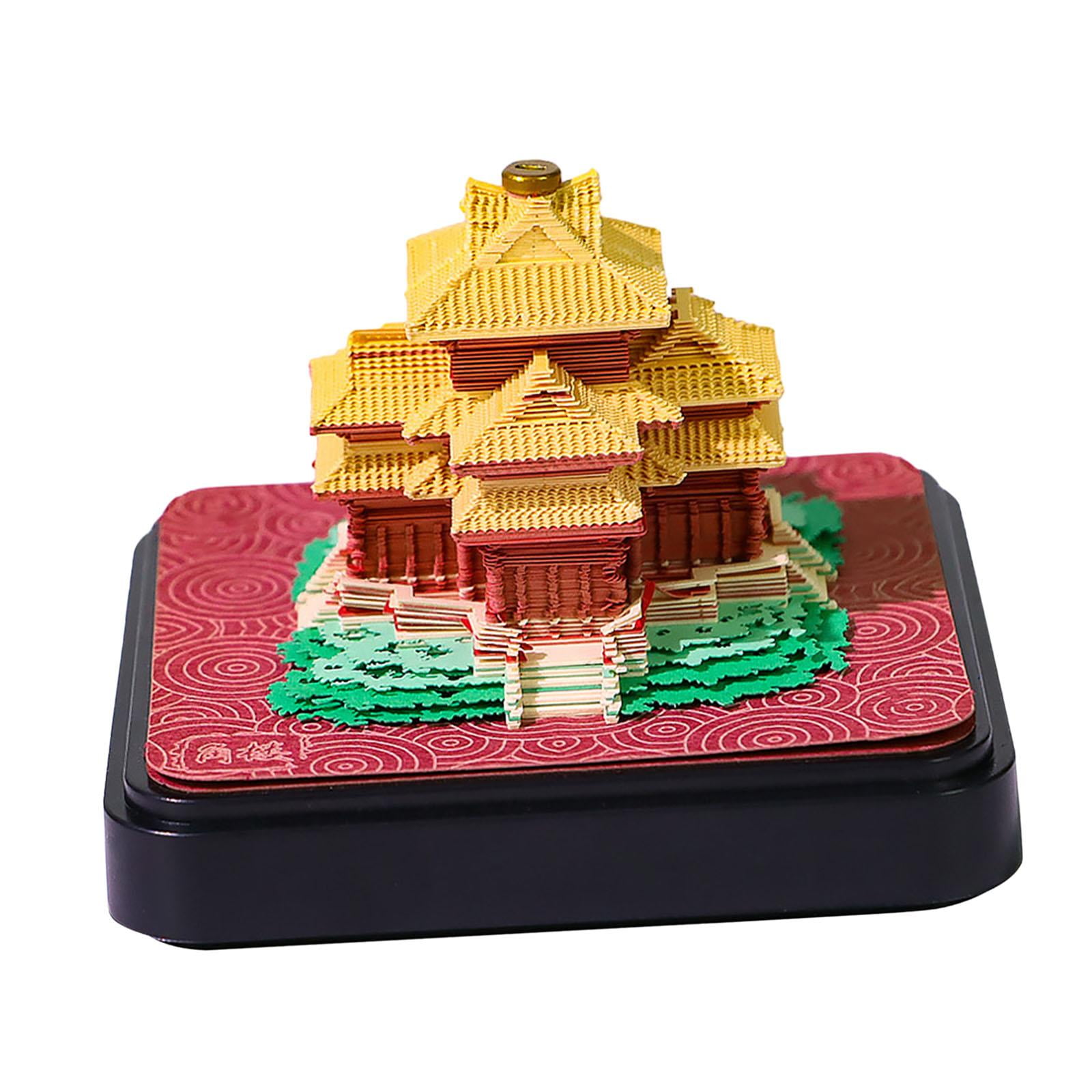 jicheng 3D Memo Pad Beijing Corner Model DIY Calendar for Home Offices ...