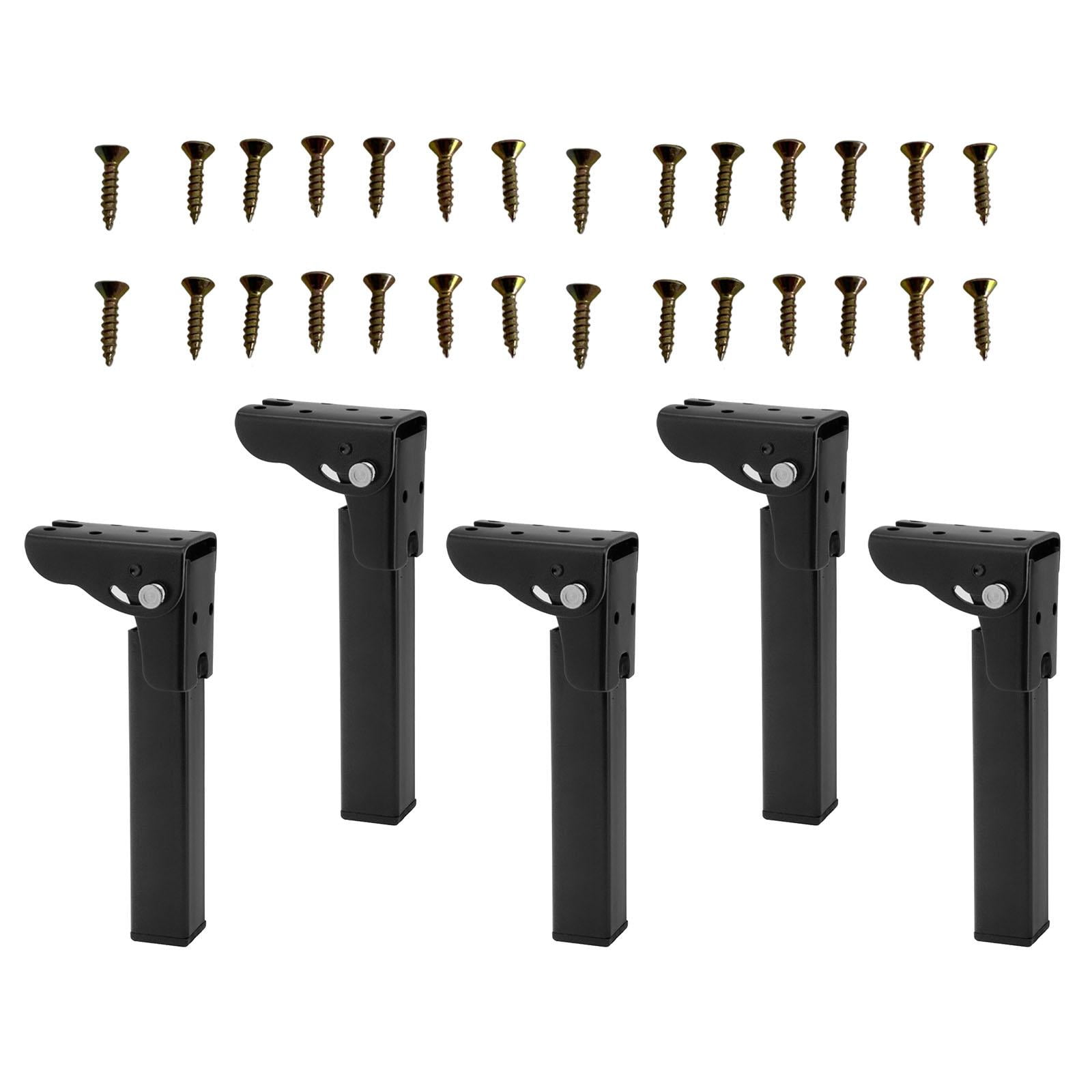 jicheng 4Pcs Foldable Table Legs DIY Sturdy Portable for Bench Coffee ...