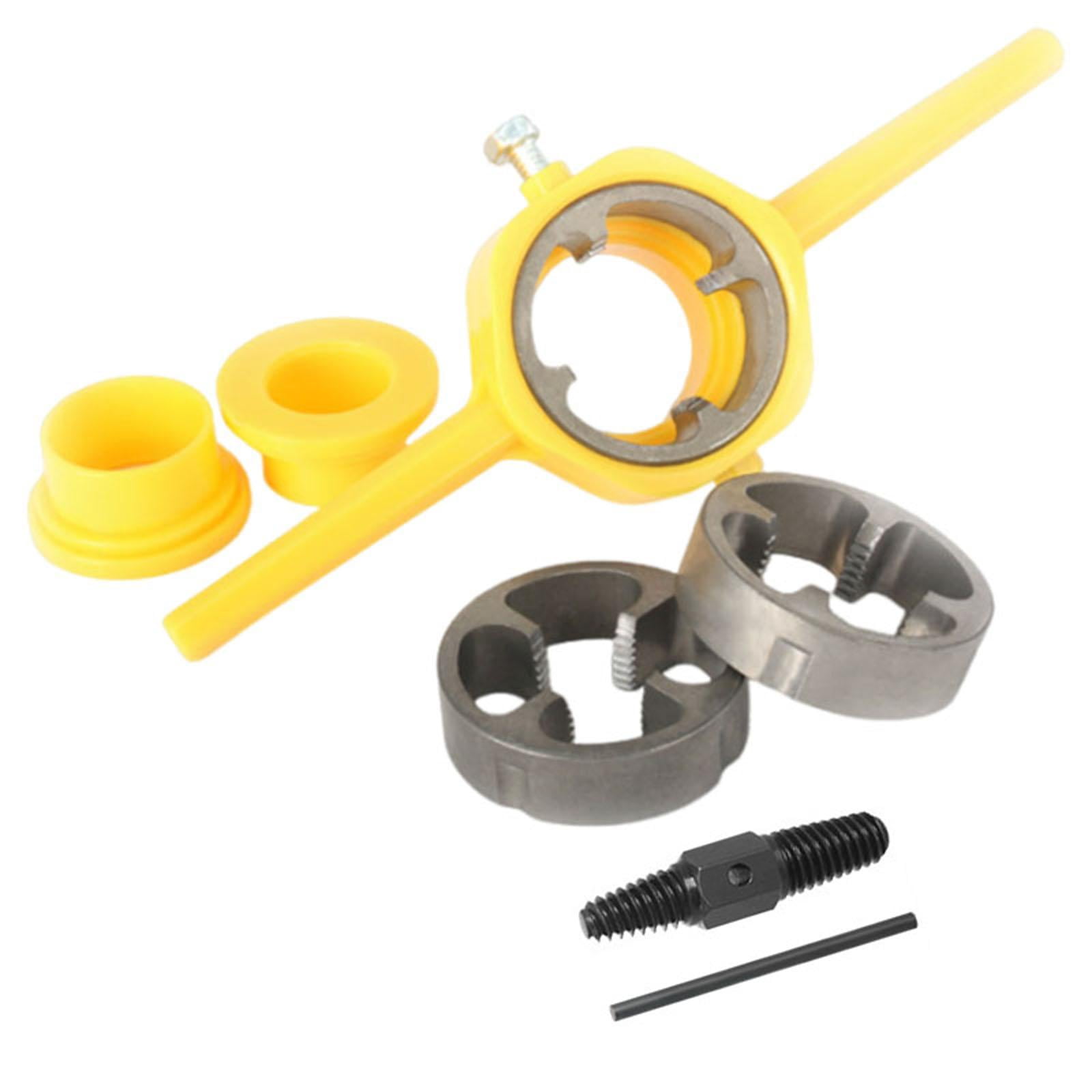 jicheng 6 Pieces PVC Thread Maker Thread Tool Threader Plumbing for ...