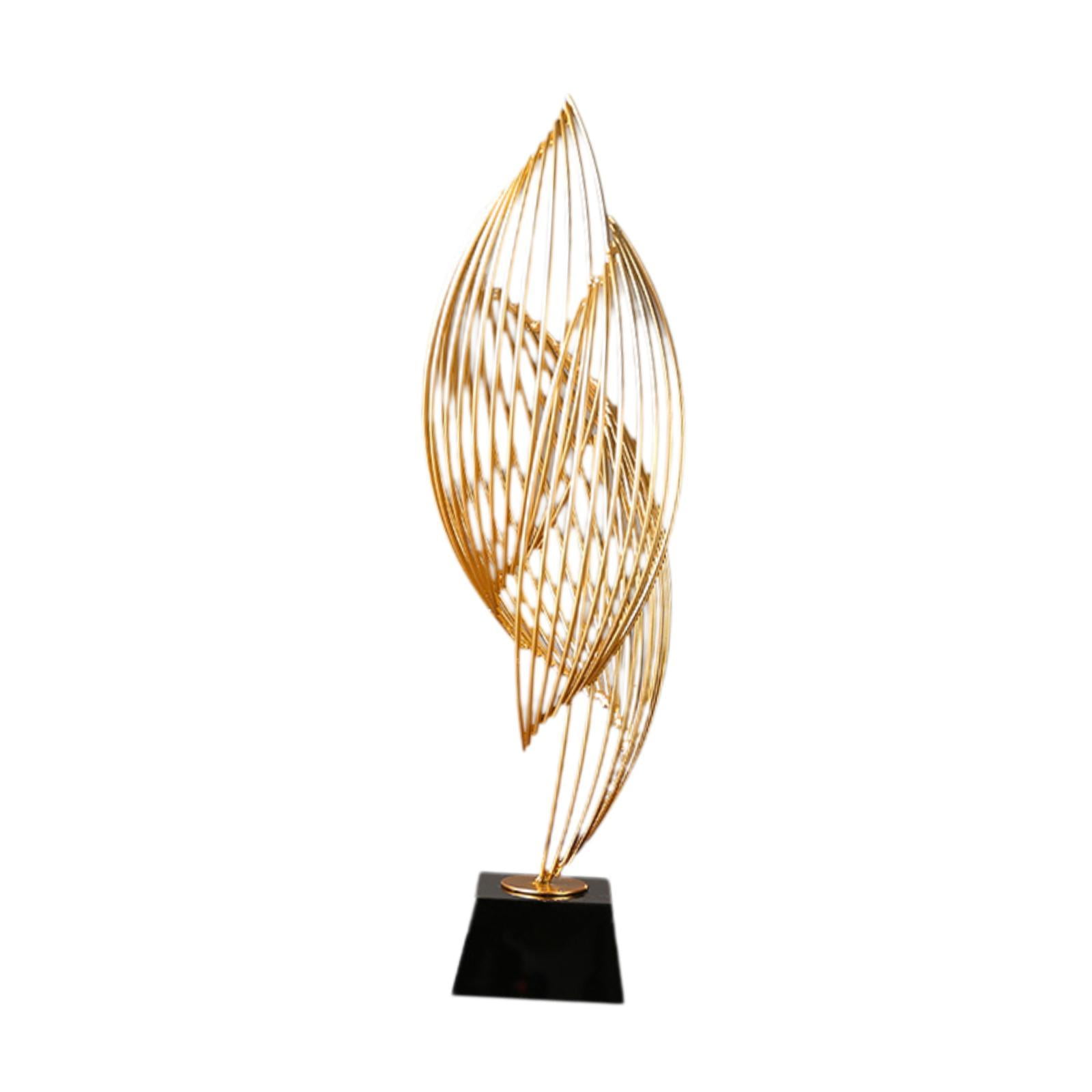 jicheng Abstract Art Metal Statue Creative Home Decor for Porch Living ...