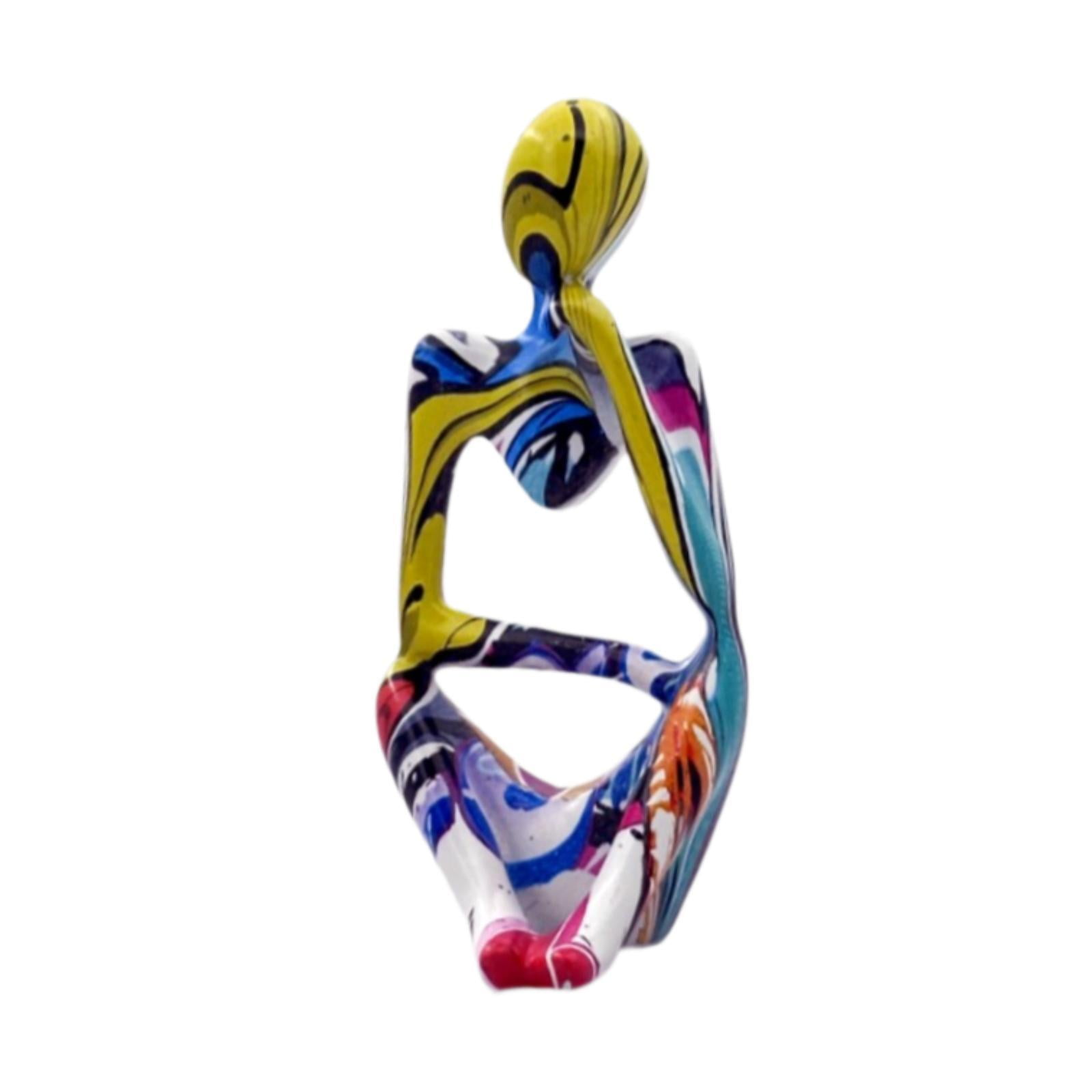 jicheng Abstract Sculpture Bar Gift Figure Decorations Thinker Resin ...