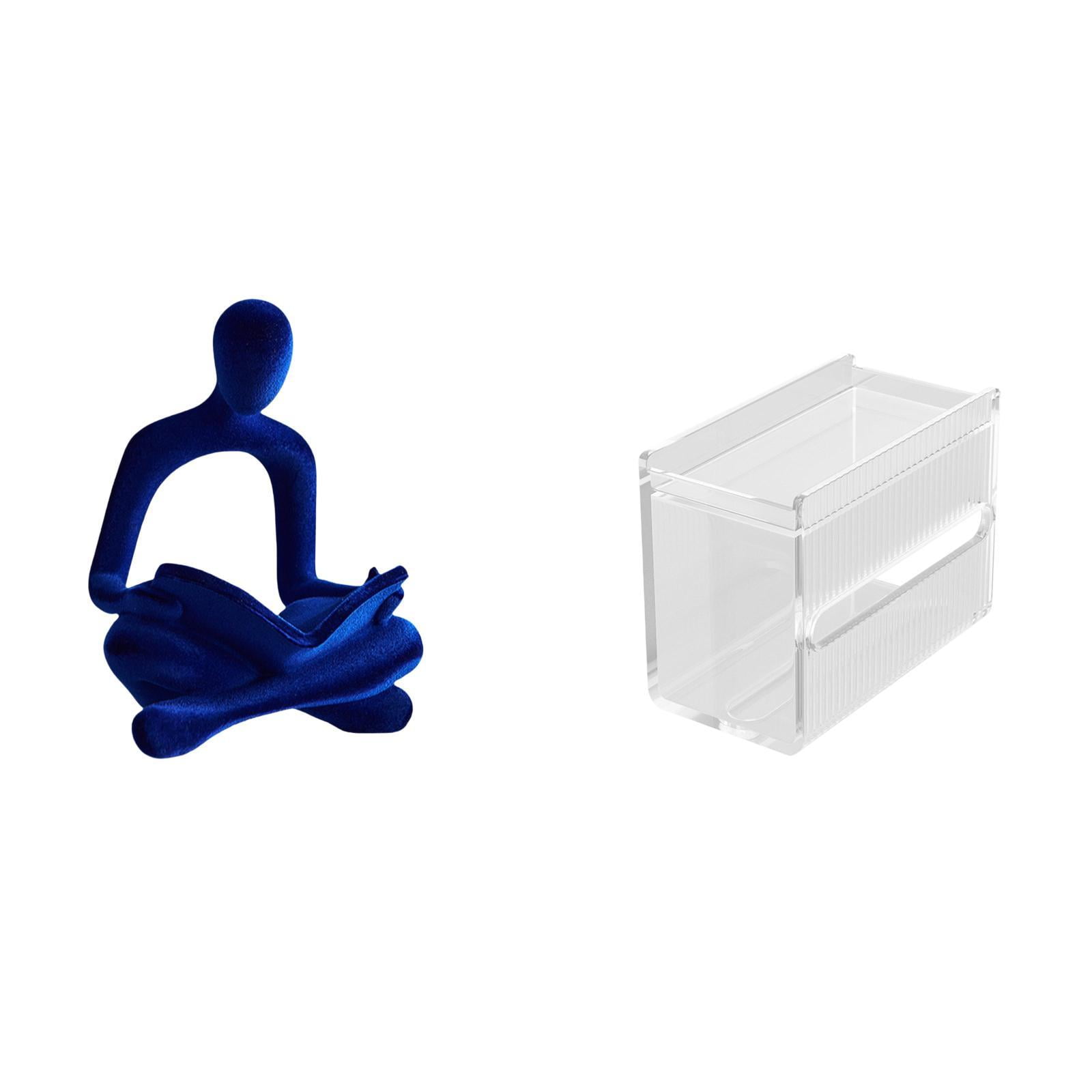 jicheng Abstract Thinker Figurine Sculpture Ornament for Office Bar ...