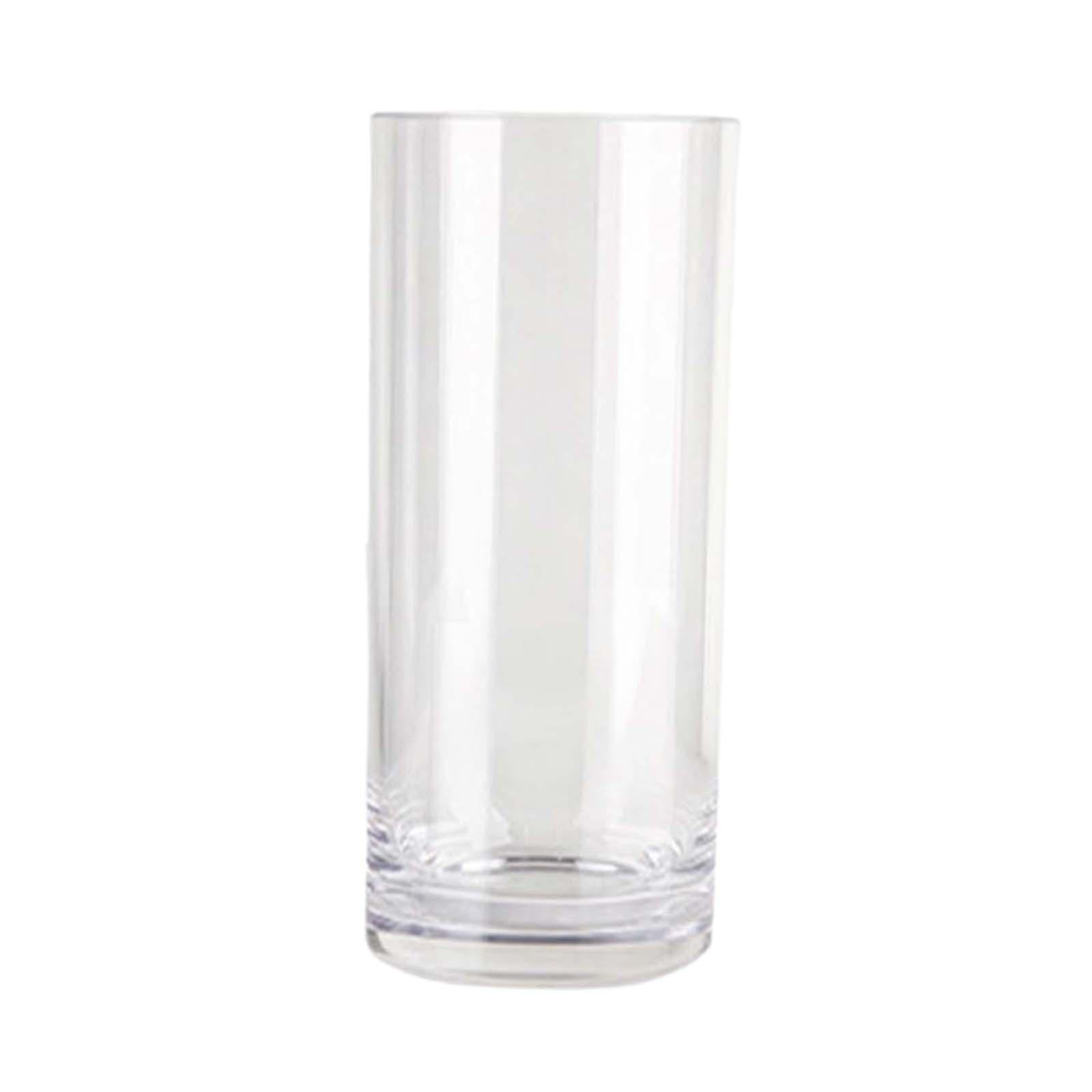 jicheng Acrylic Clear Cylinder Vase Flower Vase for Anniversary Decors ...