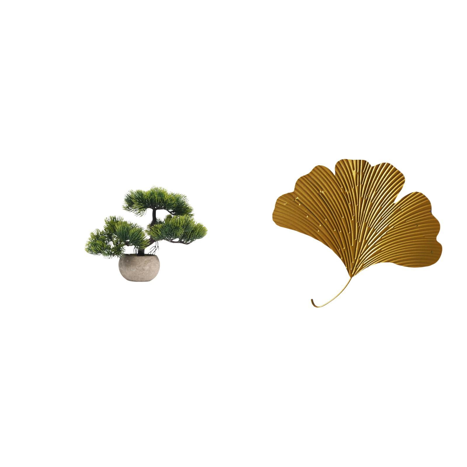 jicheng Artificial Bonsai Tree Greenery Collection Faux Plant ...