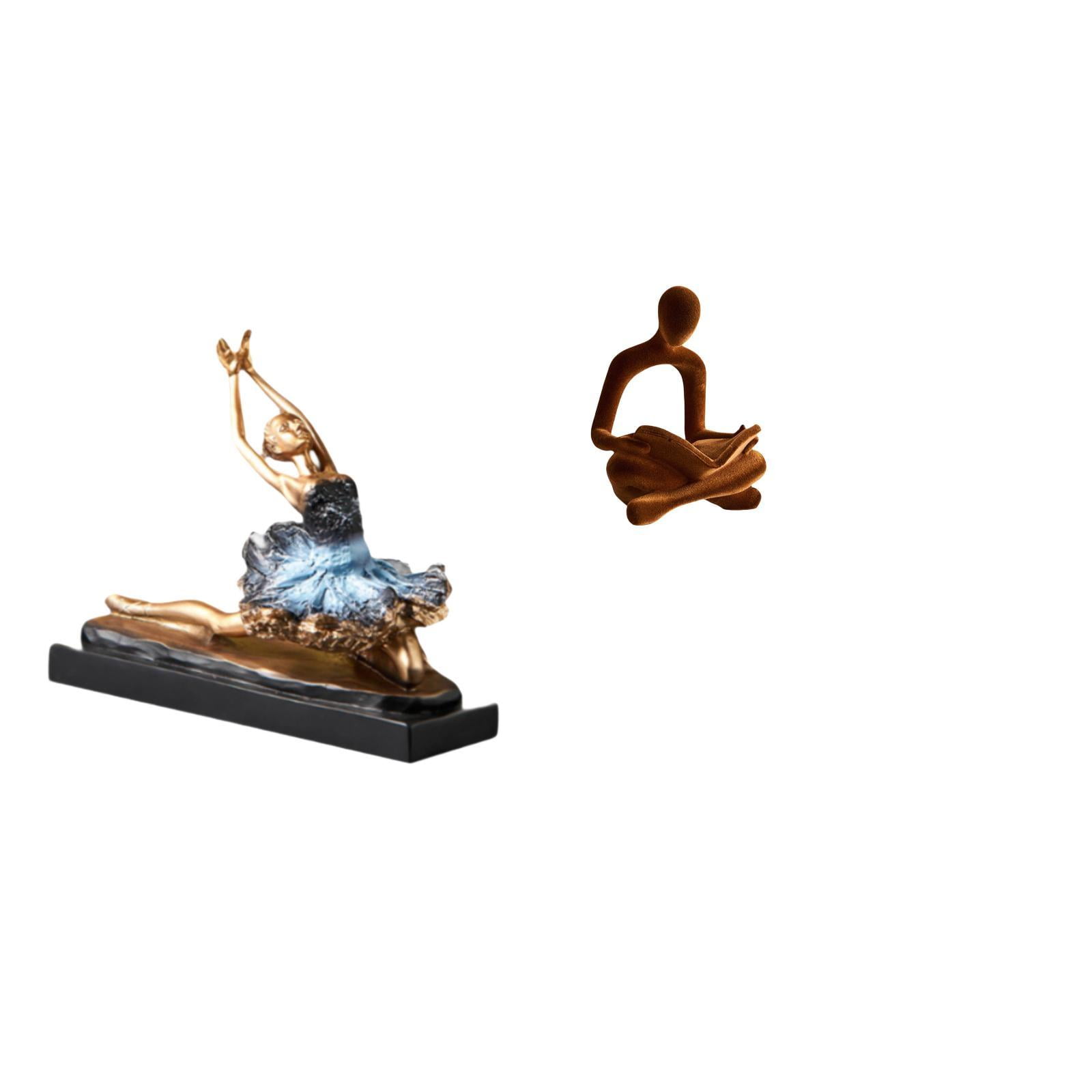 jicheng Ballet Dancer Ornament Figure Ballerina Girls Statue Gift Desk ...