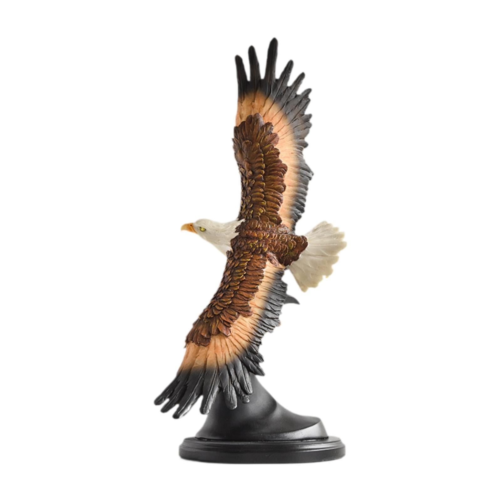 jicheng Bird Resin Sculpture Bookshelf Desktop Display Offices Eagle ...