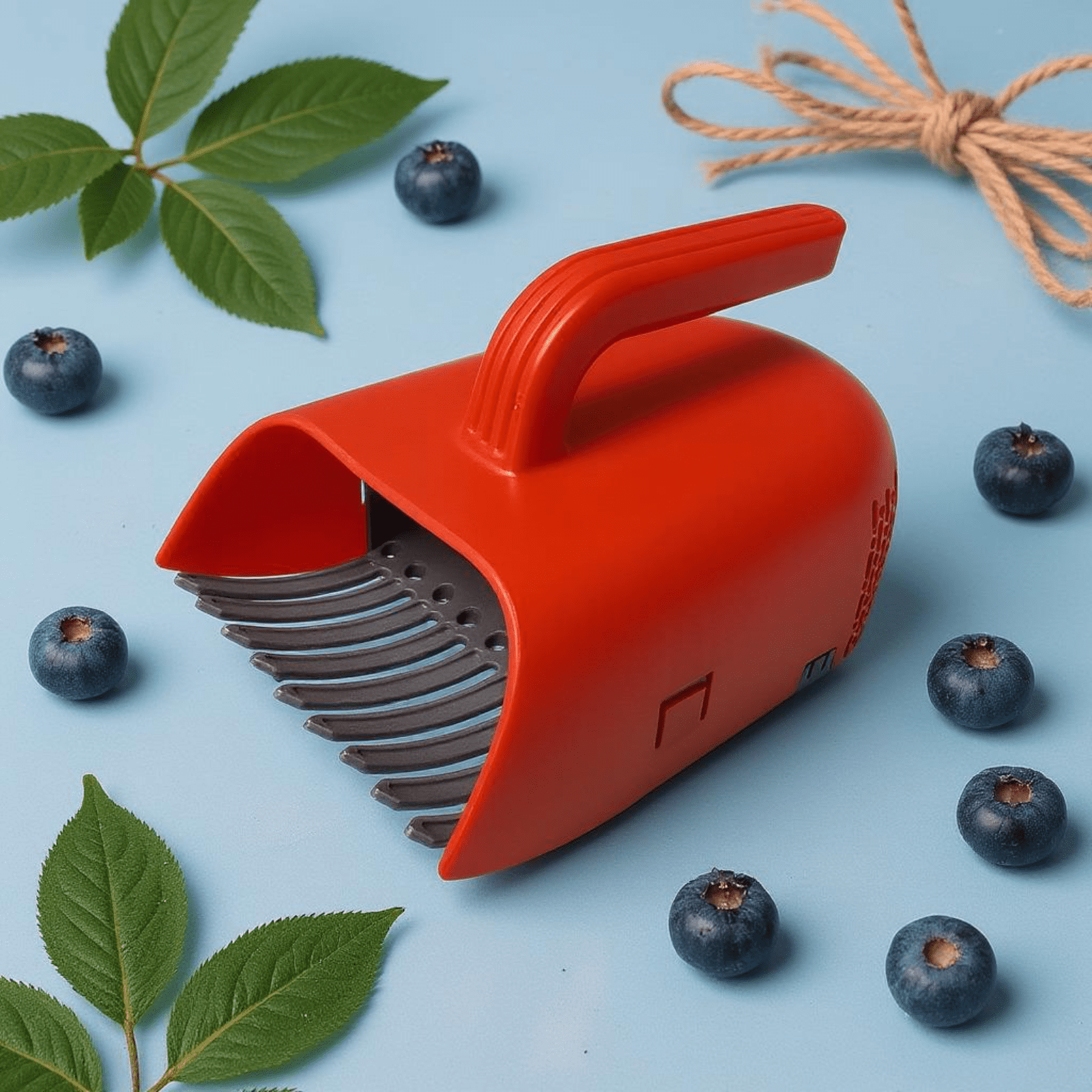 jicheng Blueberry Picker Ergonomic Handle Handheld Berry Rake Scoop ...
