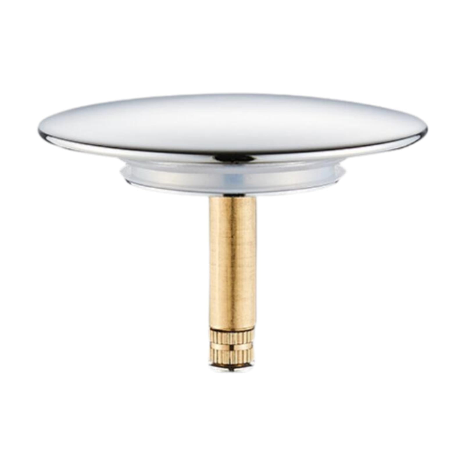jicheng Button Drain Stopper Copper Bathtub Plug for Bathtub Drain ...