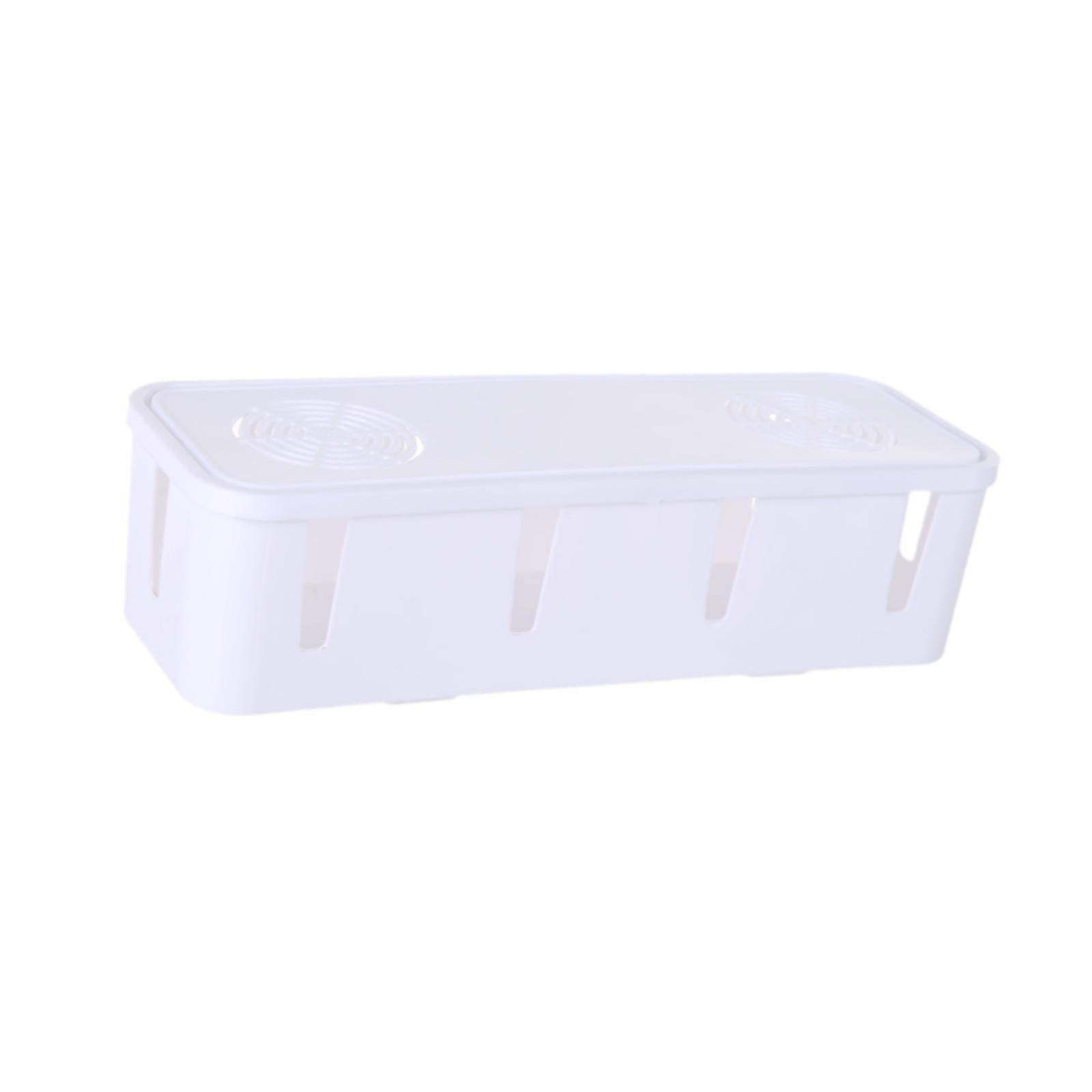 jicheng Cable Power Plug Storage Box Cable Management Box for Bedroom ...