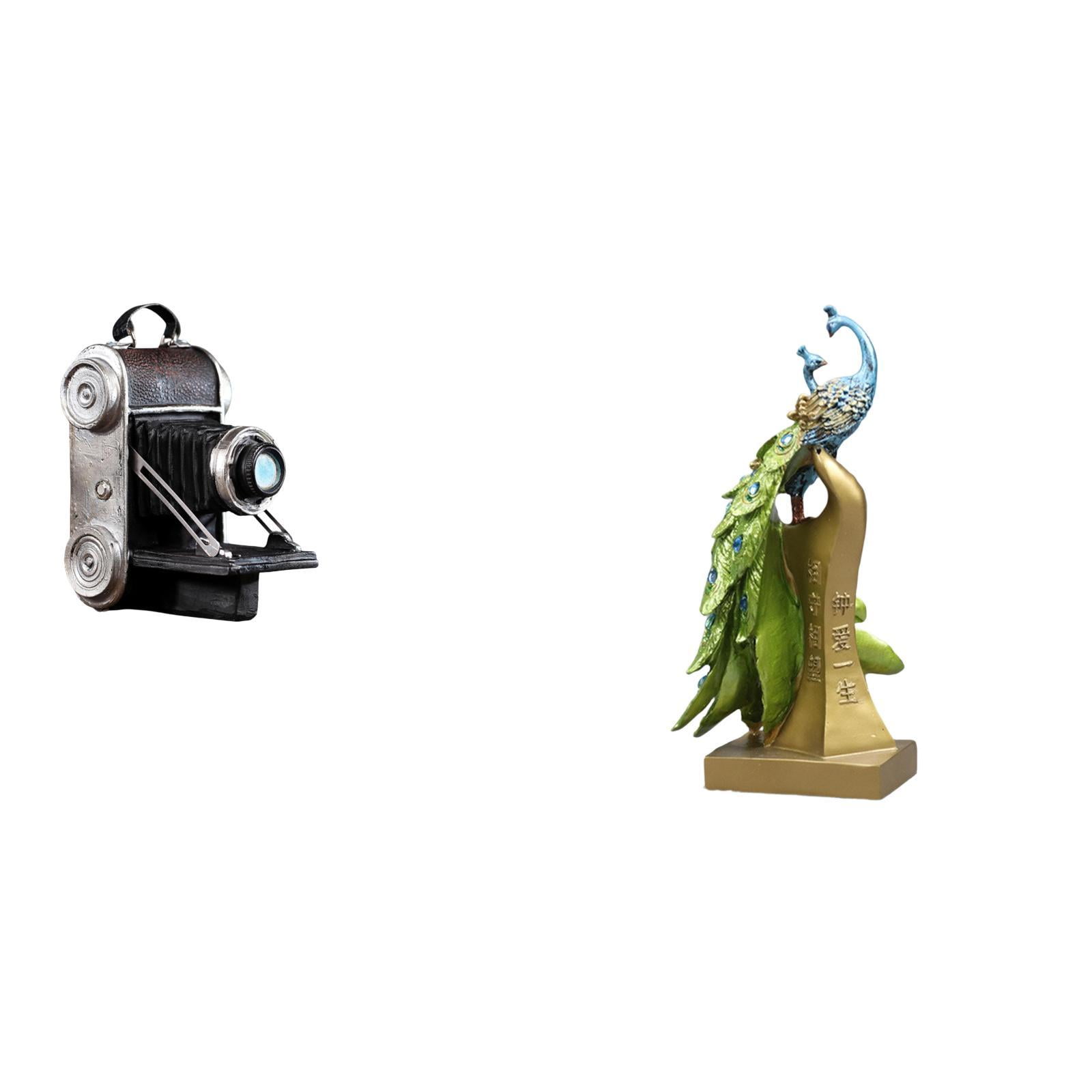 jicheng Camera Statue Model Resin Ornament Unique Showcase Decorative ...
