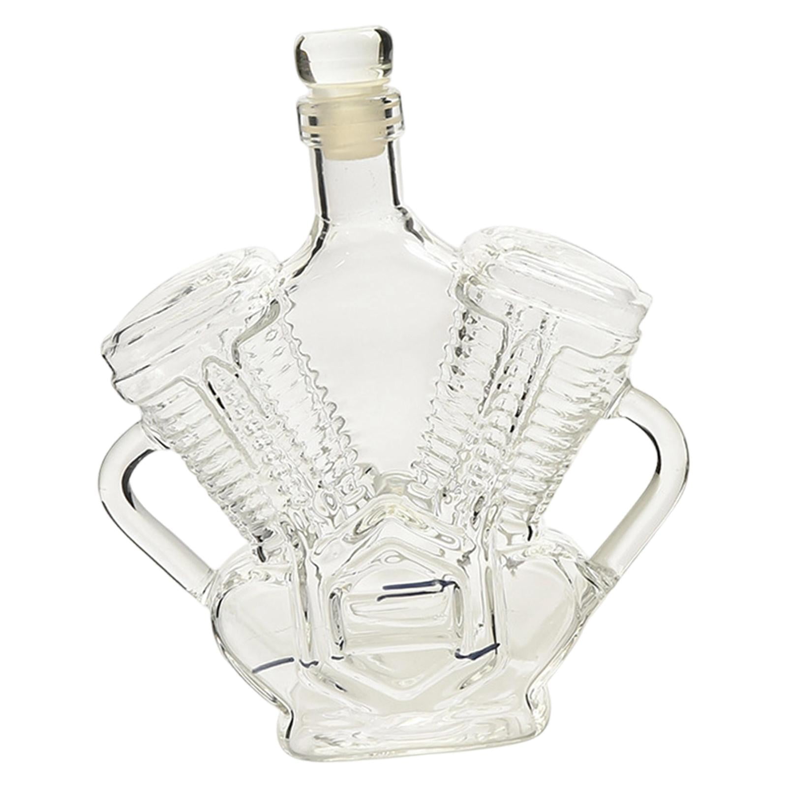 jicheng Car Engine Shaped Whiskey Bottle 280ml Wine Decanter for ...