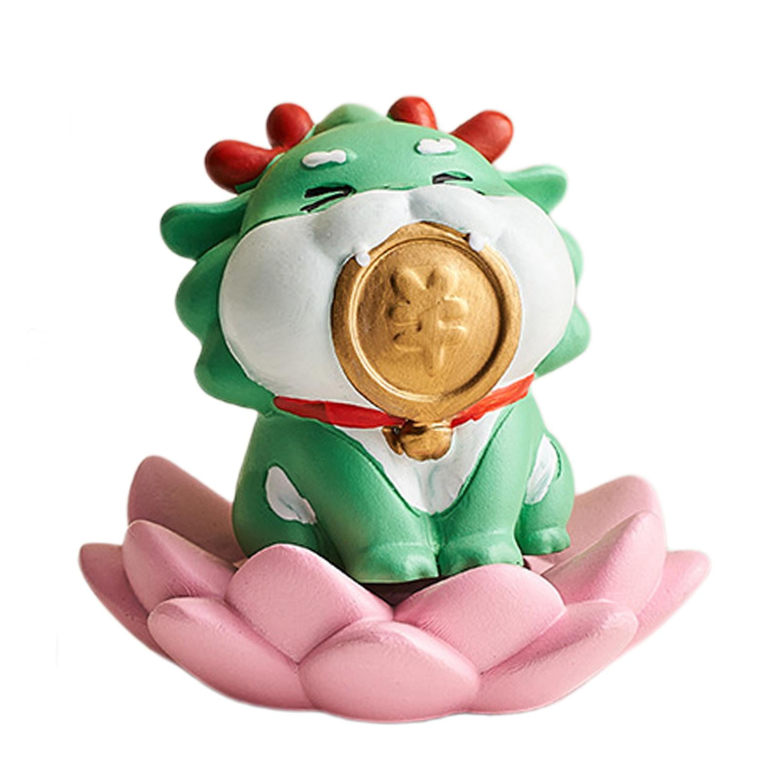 jicheng Chinese New Year Dragon Figurine Mini Dragon Statue for ...