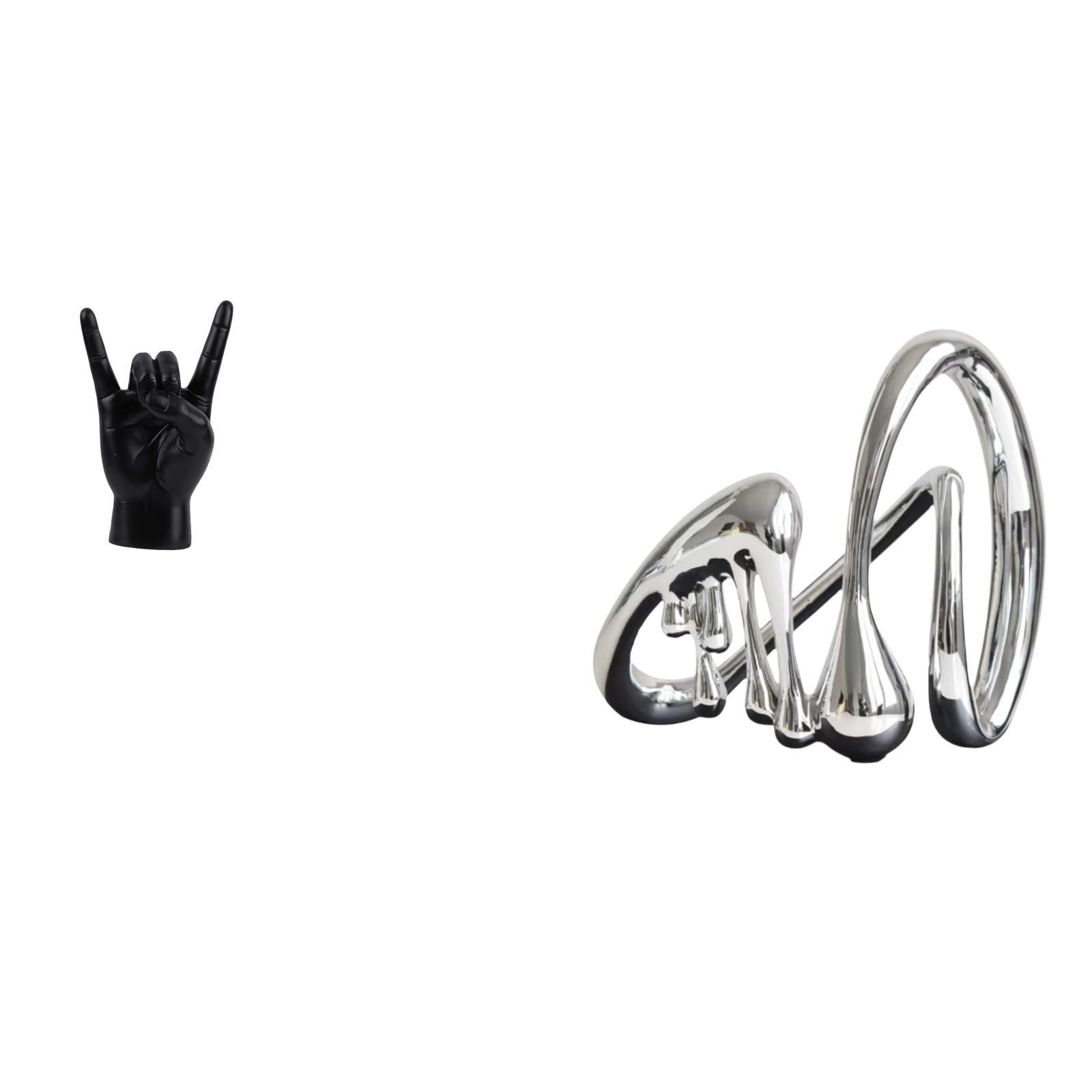 jicheng Creative Abstract Hand Gesture Sculpture Minimalist Art Statue ...
