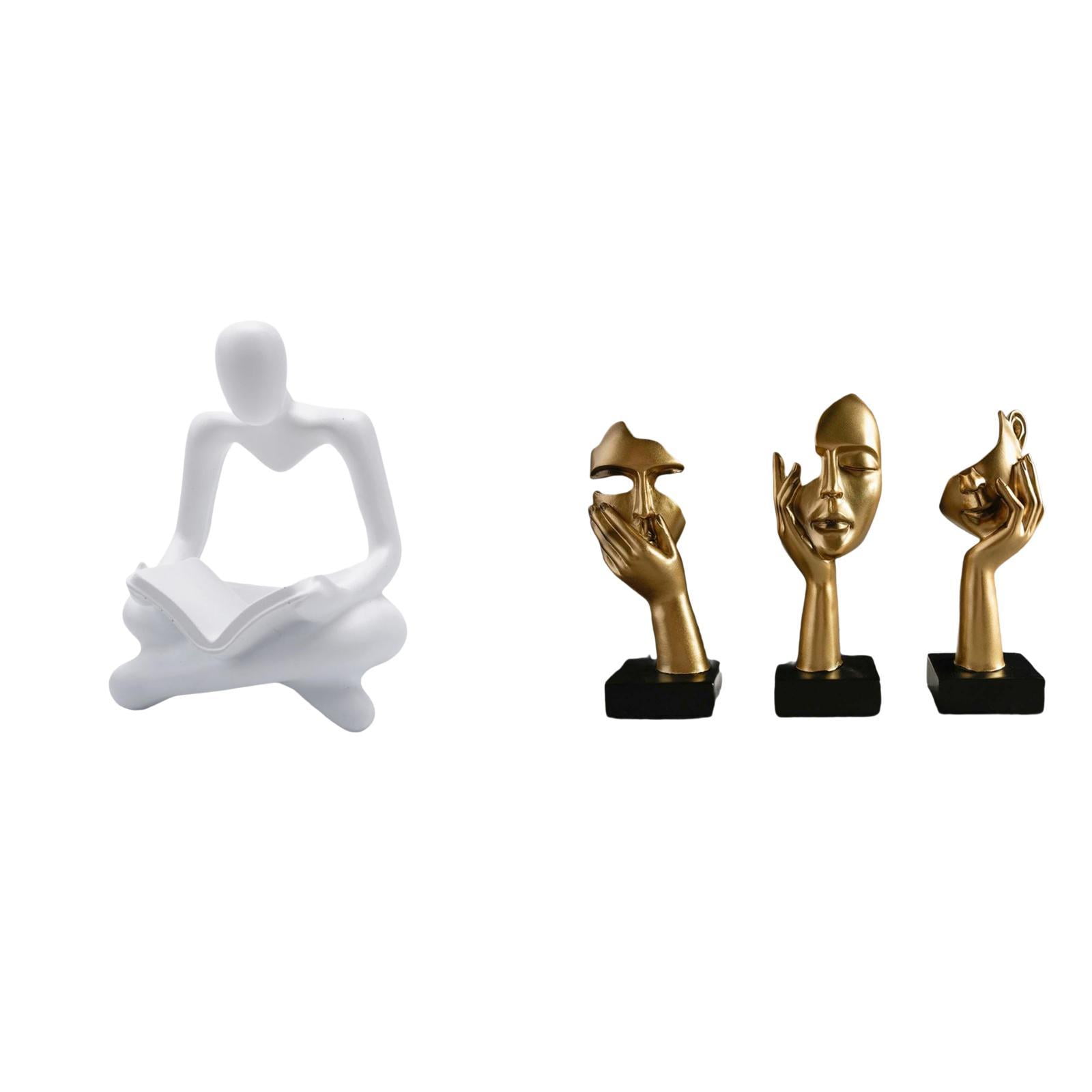 jicheng Creative Abstract Thinker Statue Figurine Craft Sculpture and ...