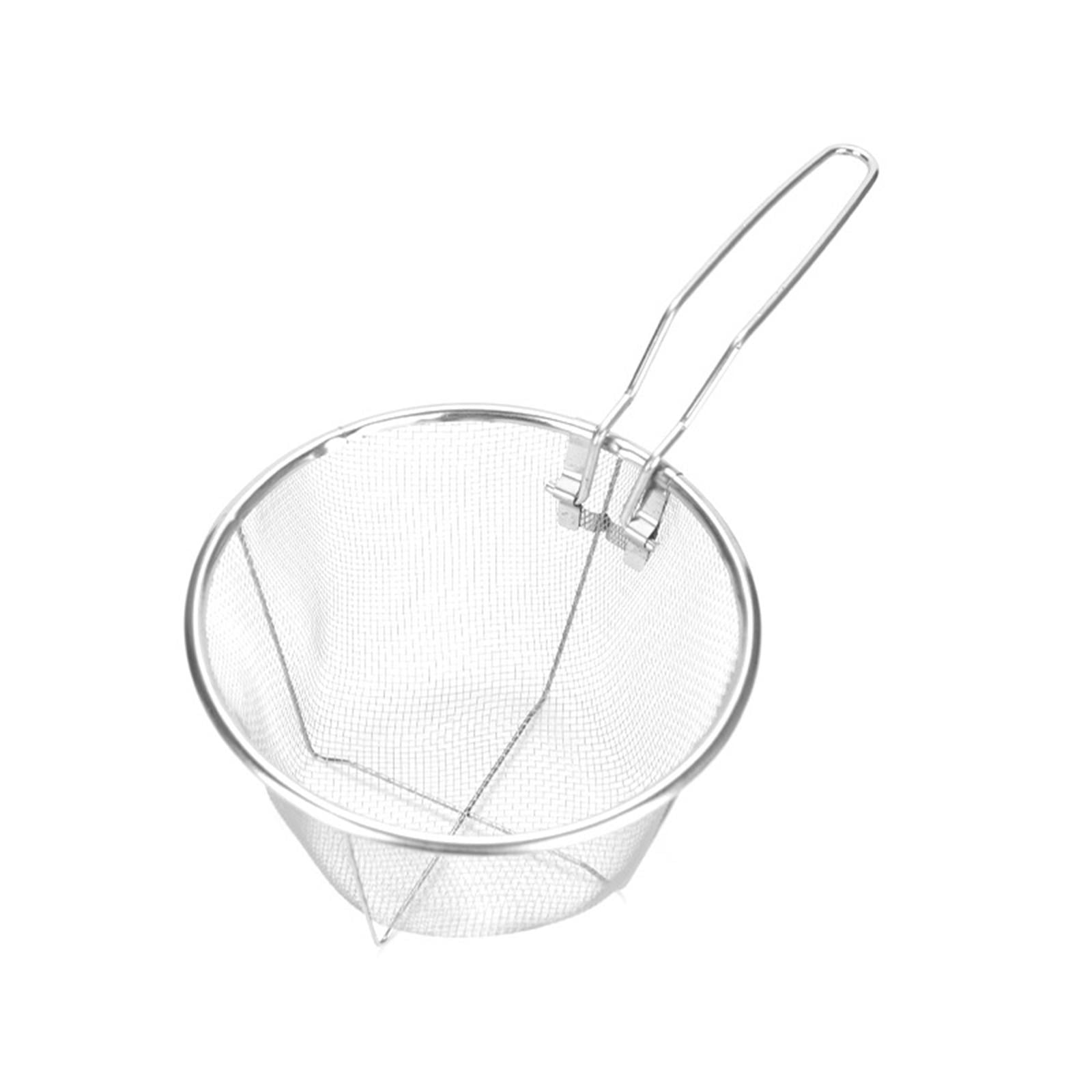 jicheng Deep Fry Basket Cooking Tool Deep Fryer Strainer for Barbecue ...