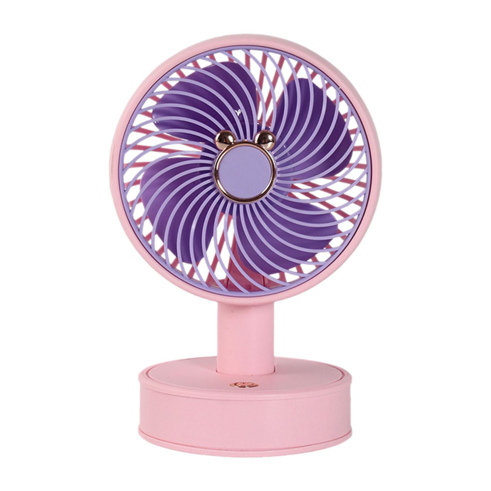 jicheng Desk Fan 3 Speeds Cooling Fan Compact Table Fan for Home Trip ...
