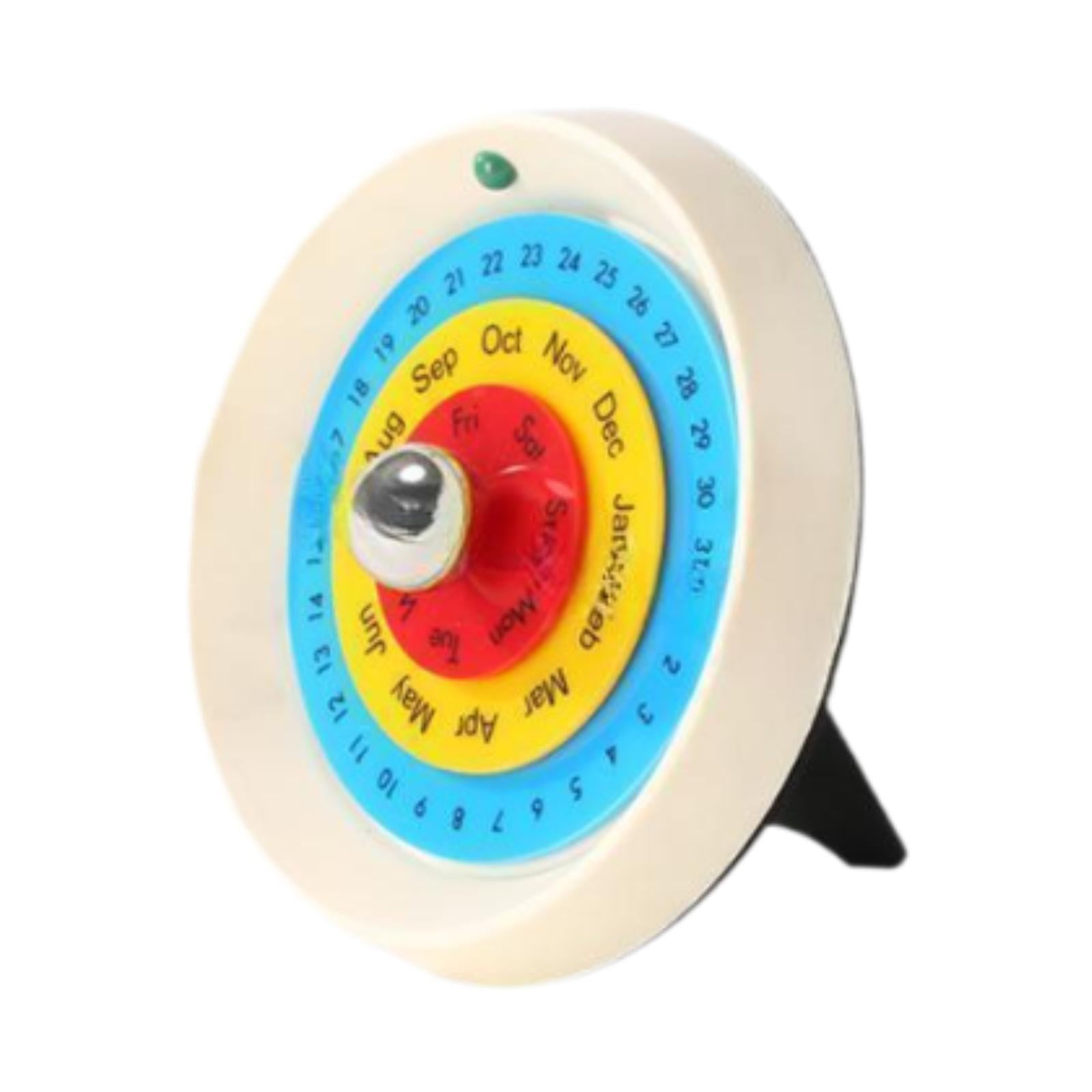 jicheng Disc Tabletop Calendar Rotating Calendar for Valentine's Day ...