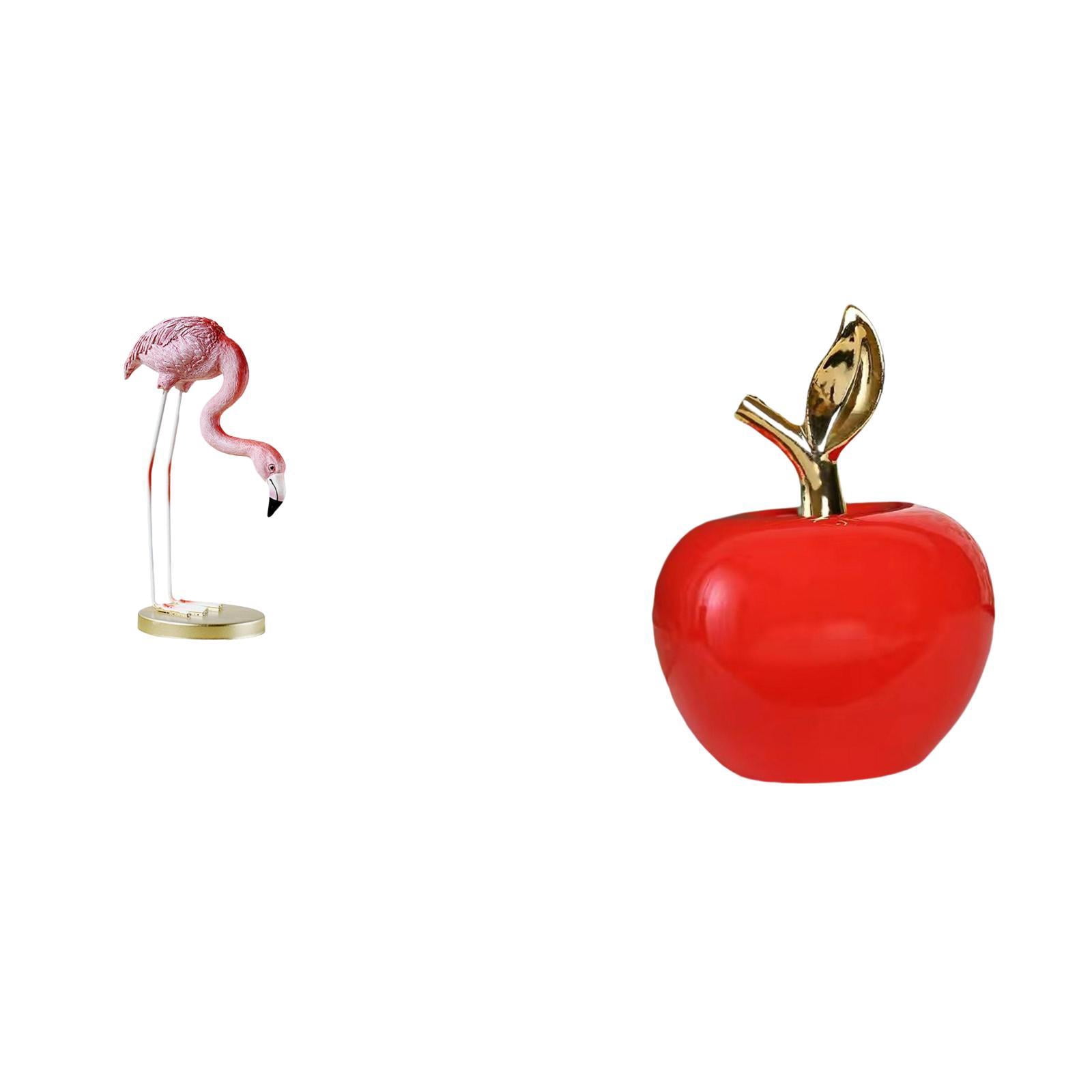 jicheng Flamingo Resin Bird Sculpture Modern Art Figurine with Metal ...