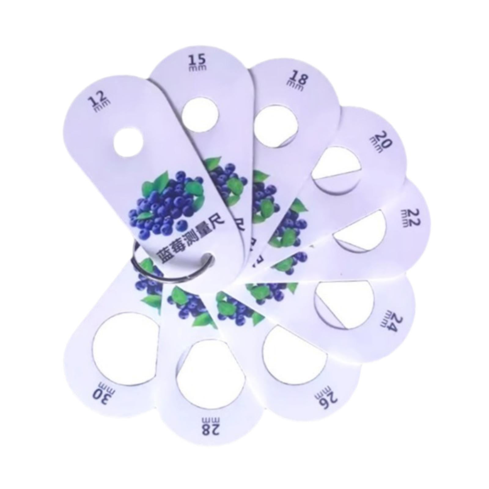 jicheng Fruit Caliper 9 Holes Measurer Ruler for Fruits for Cherry ...