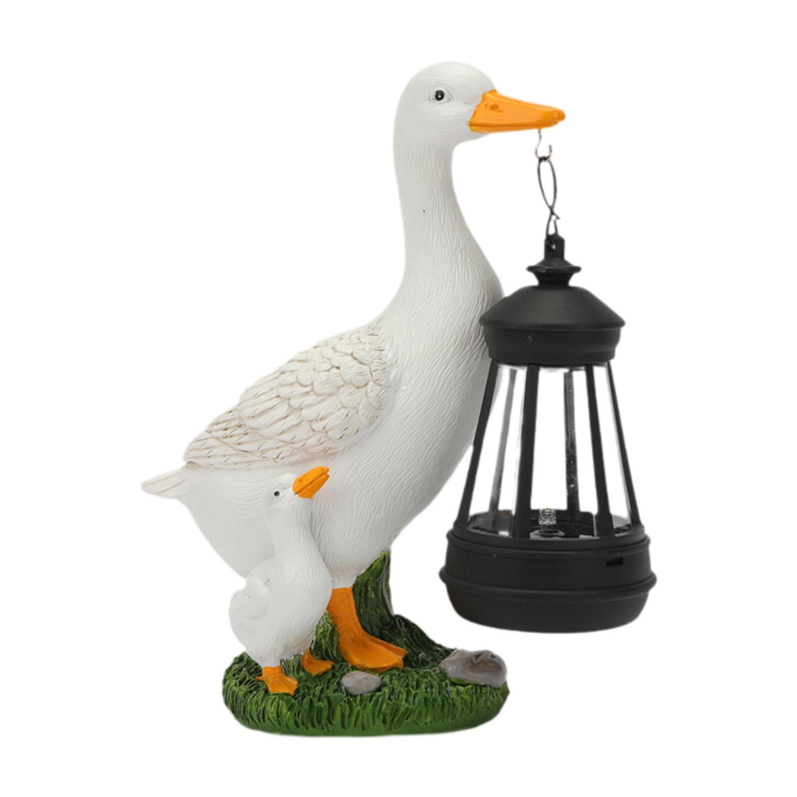 jicheng Garden Duck Statue Adorable Lawn Decoration for Indoor/Outdoor ...