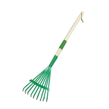 Orientools 43"-66"Garden Leaf Rake, Adjustable Lightweight Steel Handle ...