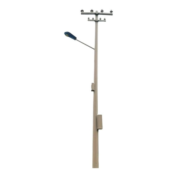 jicheng HO Scale Power Pole Realistic Detail Train Scenery Sturdy Build ...