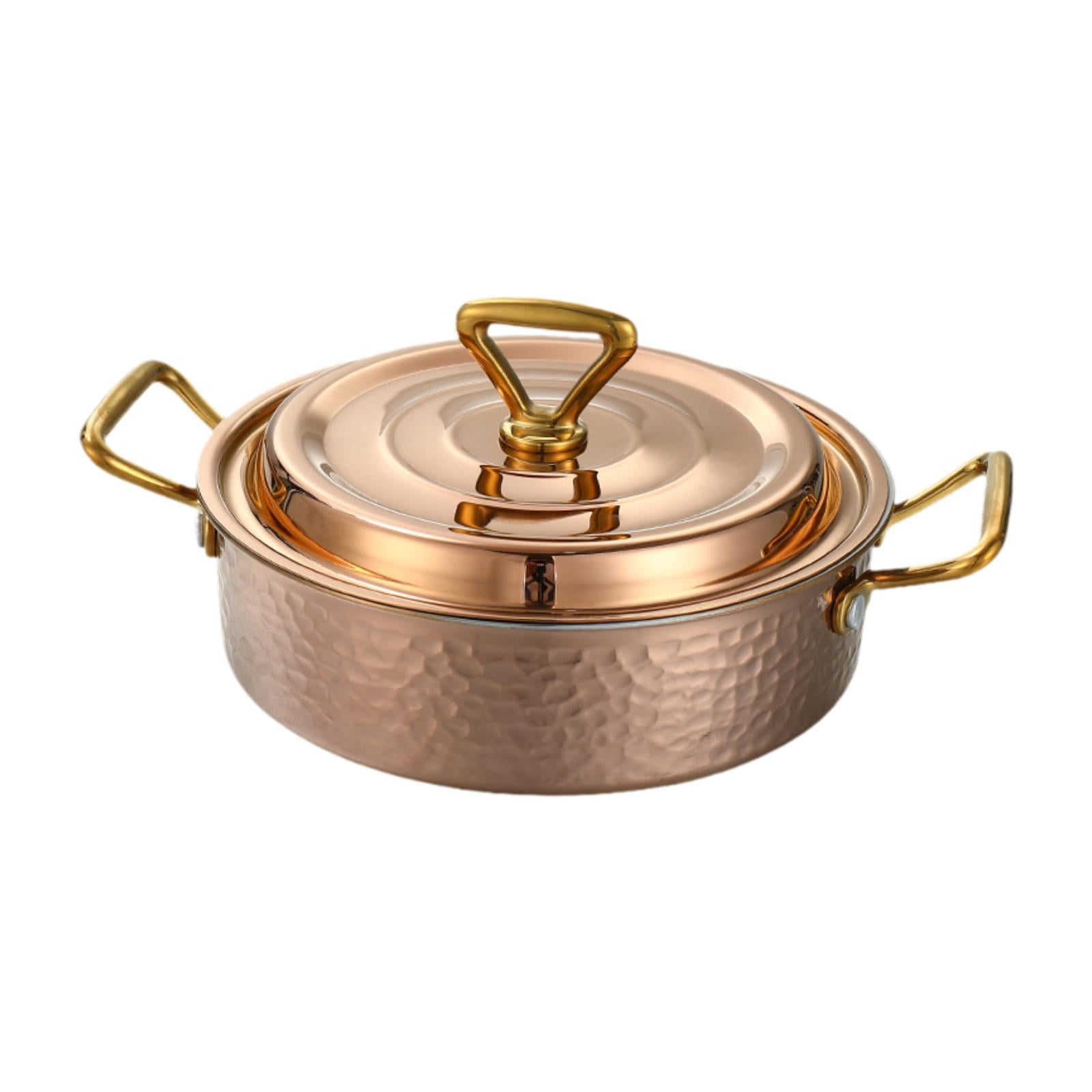 jicheng Hammered Hot Pot Chafing Dish Sturdy Portable Large Capacity ...