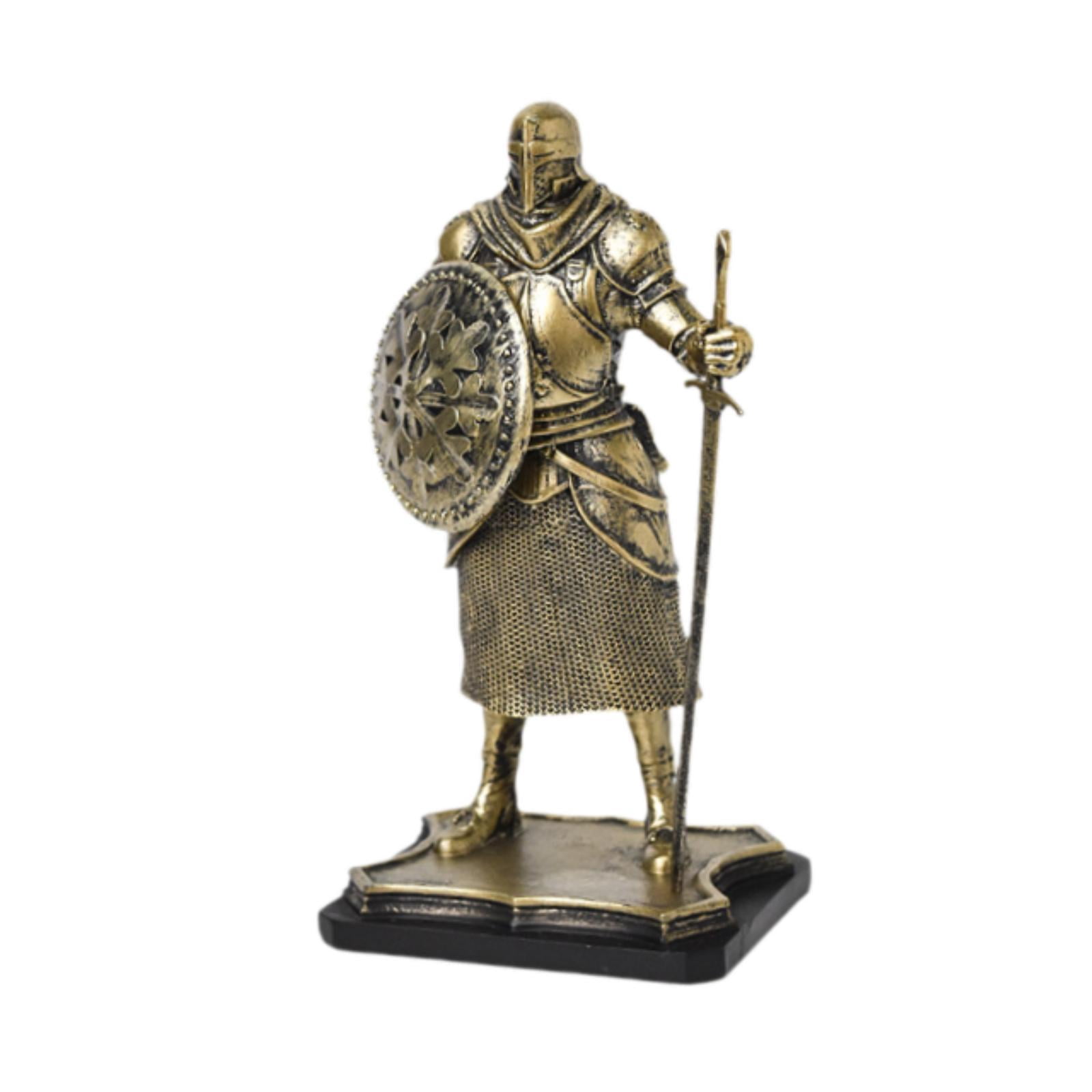 jicheng Knight Sculpture Tabletop Ornament Vintage, Retro, Creative ...