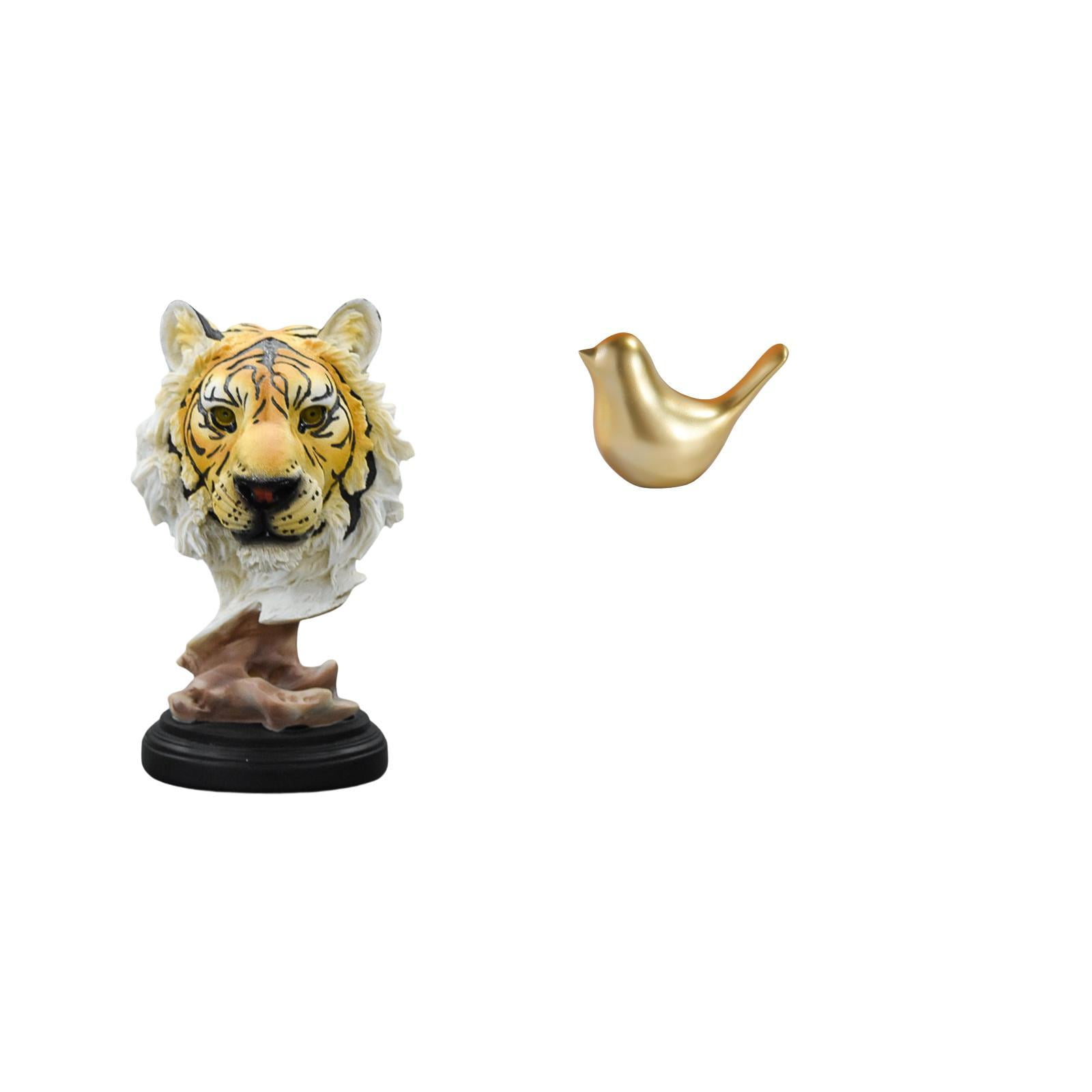 jicheng Majestic Tiger Bird Fusion Sculpture Modern Animal Figurine for ...