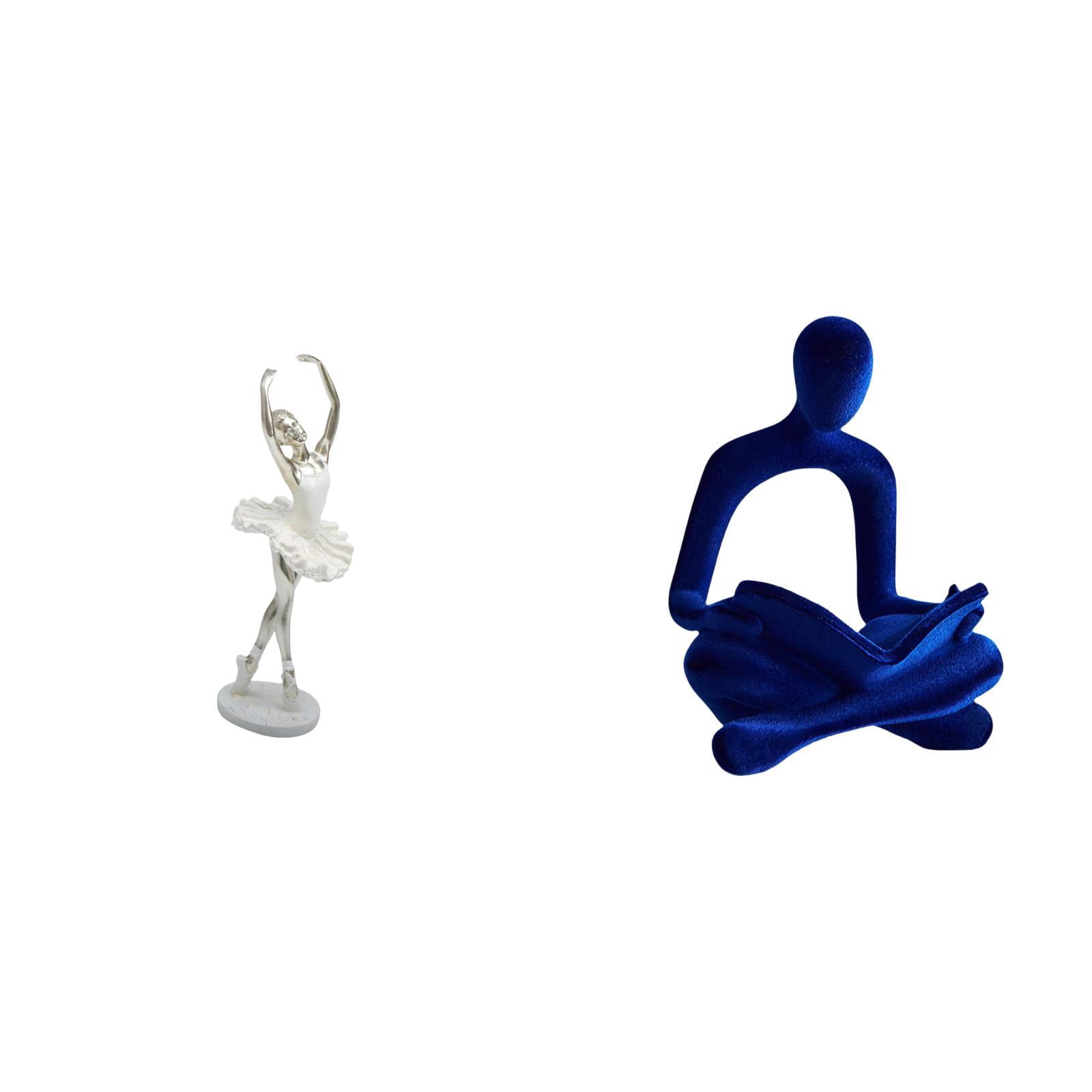 jicheng Modern Abstract Dancing Thinker Girl Figurine Art Sculpture ...