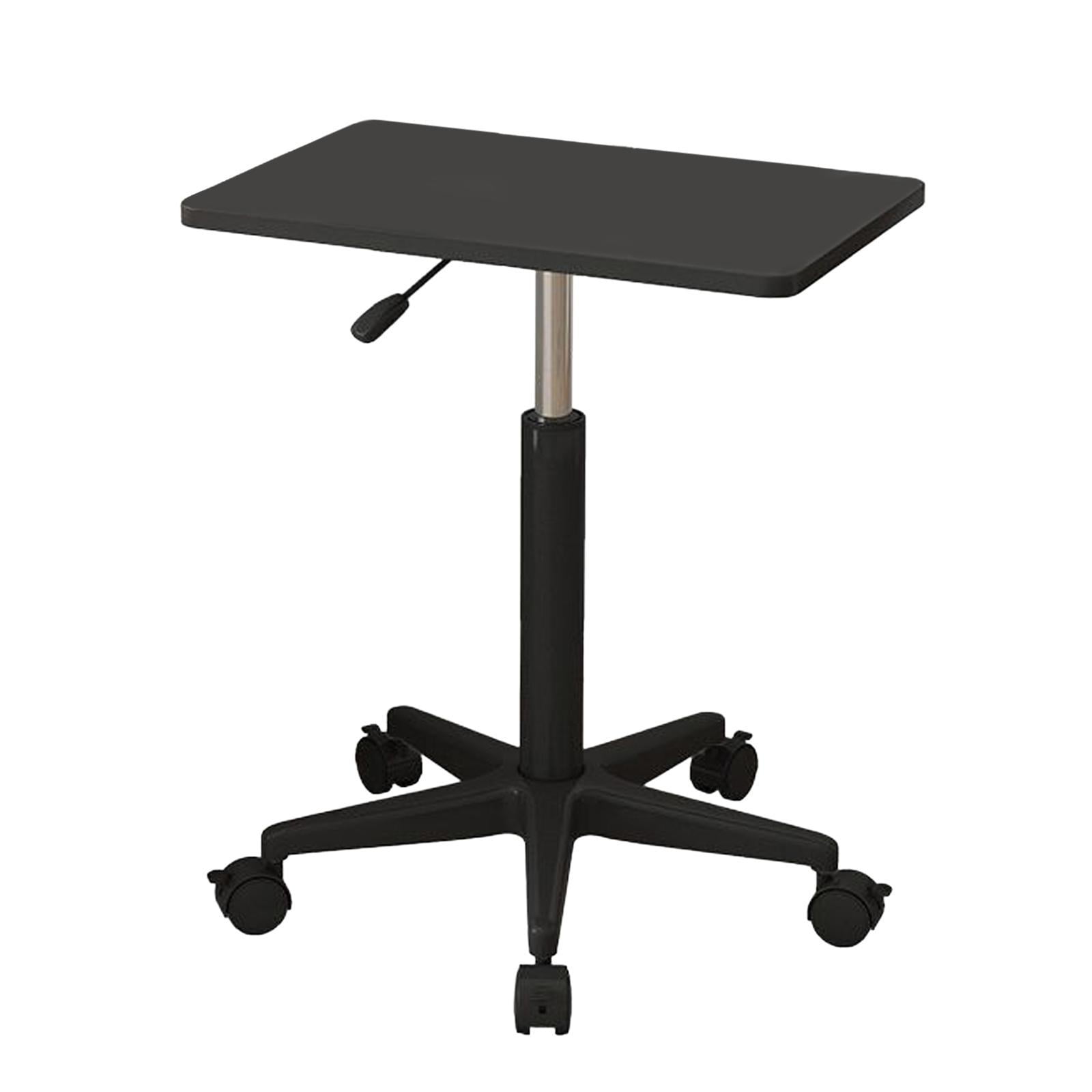 jicheng Movable Bedside Table Standing Laptop Desk Nursery with Wheels ...