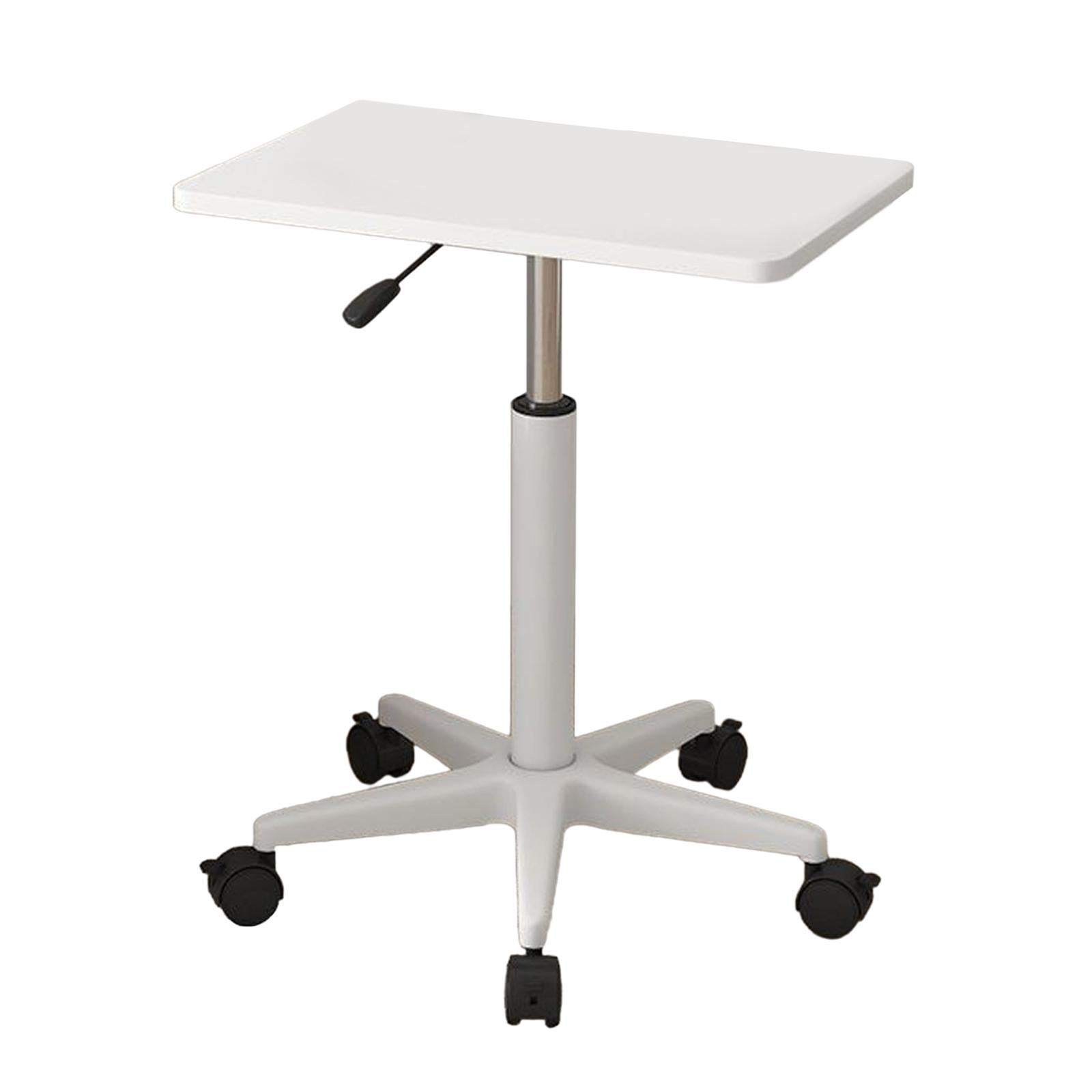 jicheng Movable Bedside Table Standing Laptop Desk Nursery with Wheels ...
