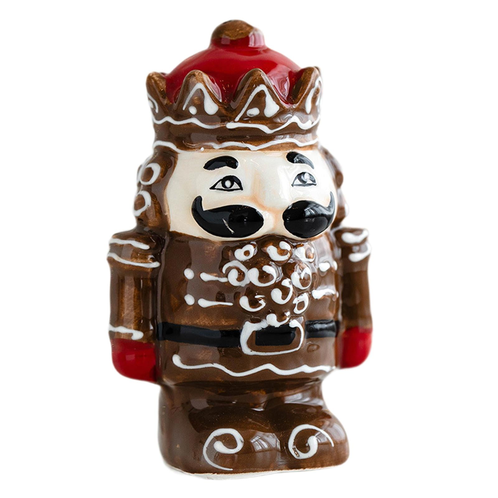 jicheng Nutcracker Figurine Creative Crafts Ceramic Christmas and ...