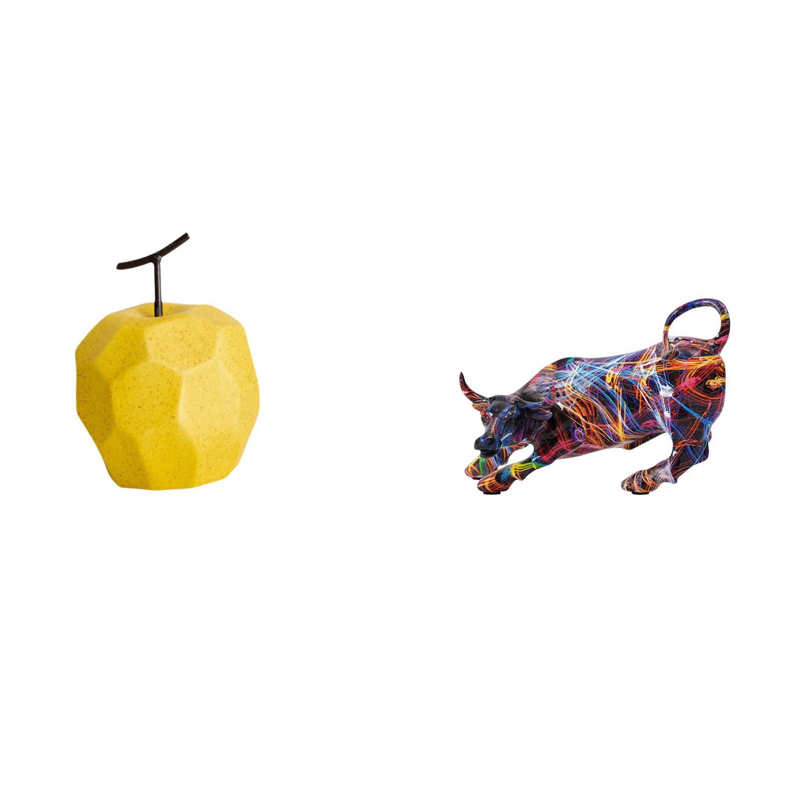 jicheng Porcelain Fruit Sculpture Ornament Collectible Table Statue ...