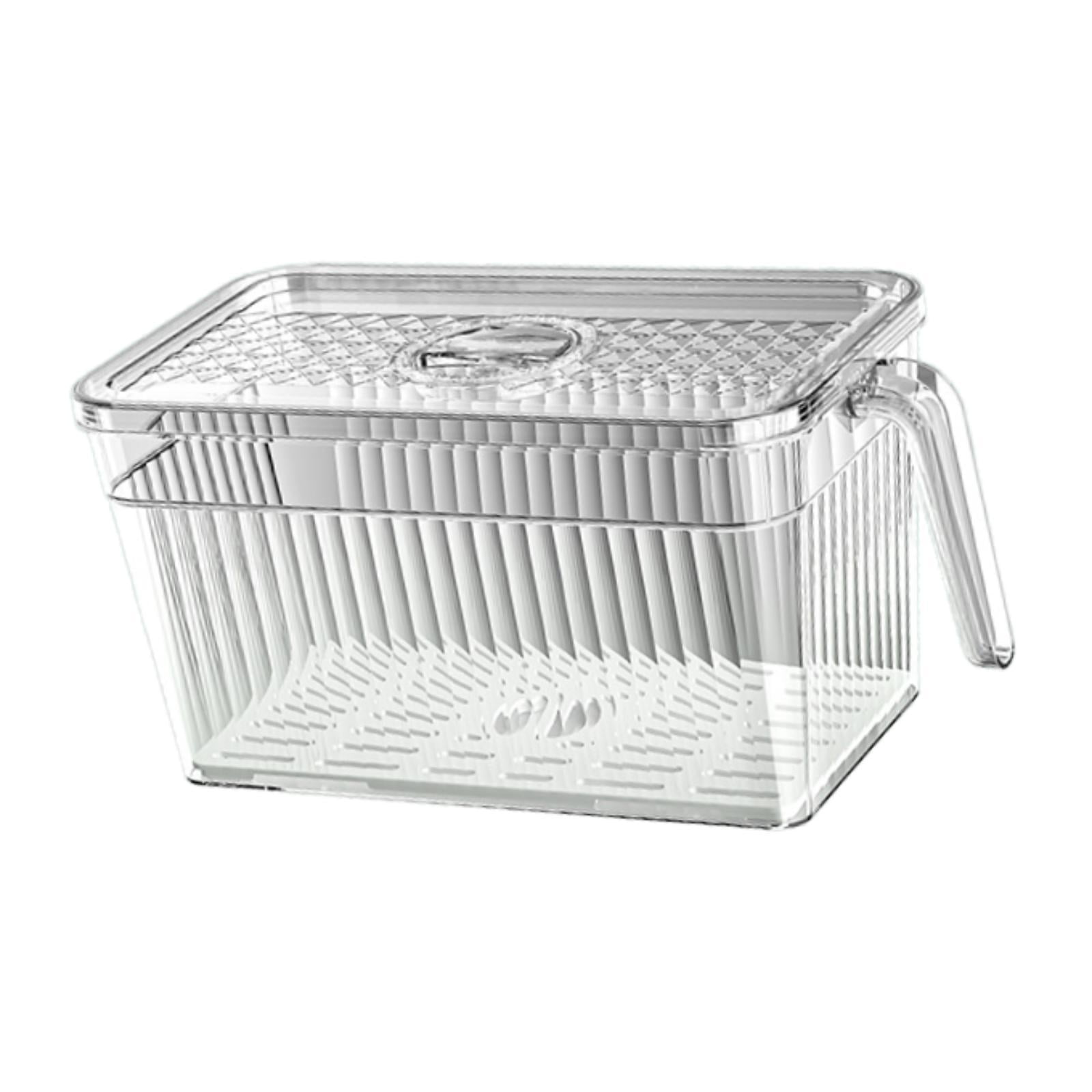 jicheng Refrigerator Organiser Fridge Food Storage Box with Removable ...