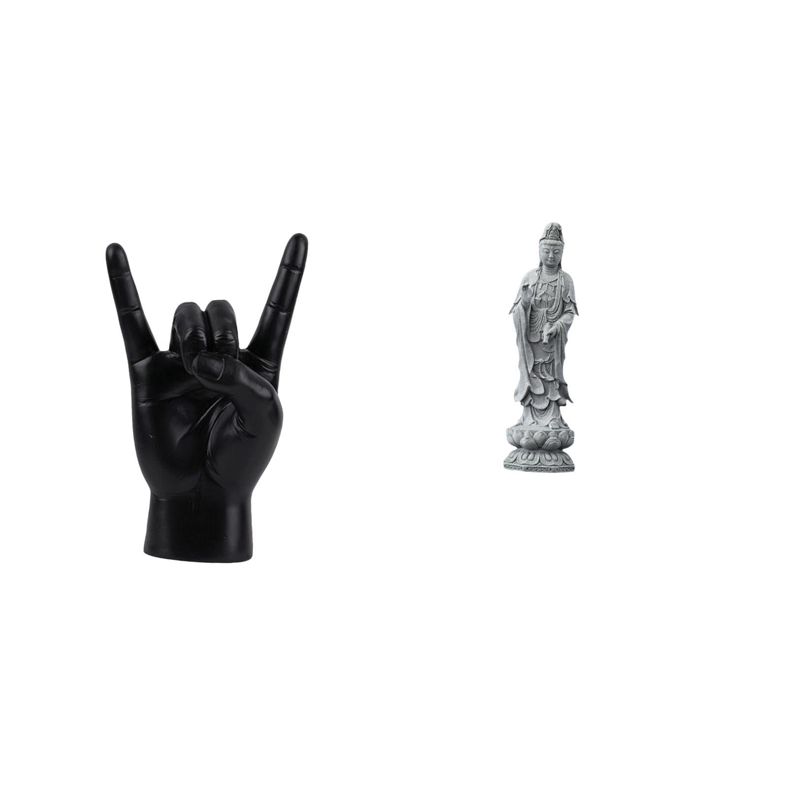 jicheng Rock Gesture Sculpture for Apartment Bedroom Restaurant Decor ...
