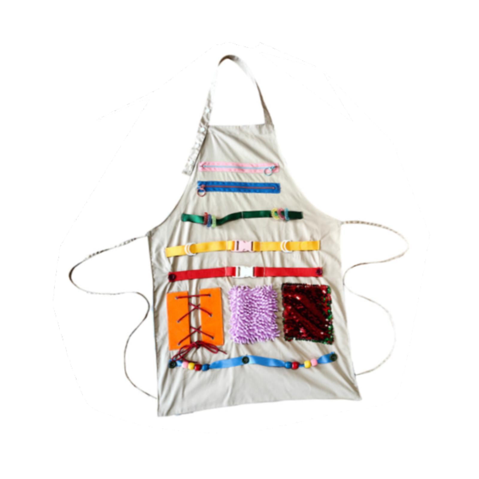 jicheng Sensory Apron Fidget Apron Elderly Games .Multiple Uses ...