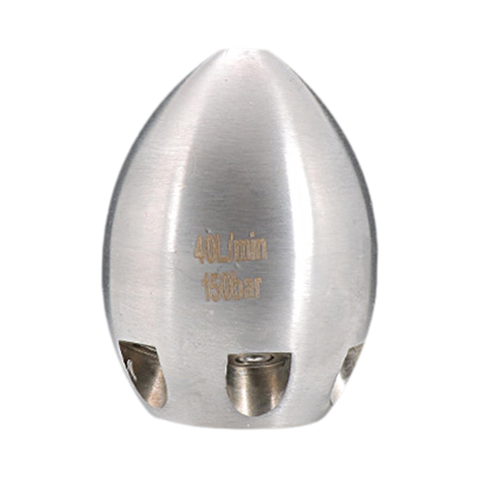 jicheng Sewer Jet Nozzle 1/2 Female Thread Connector Powerful Rotating ...