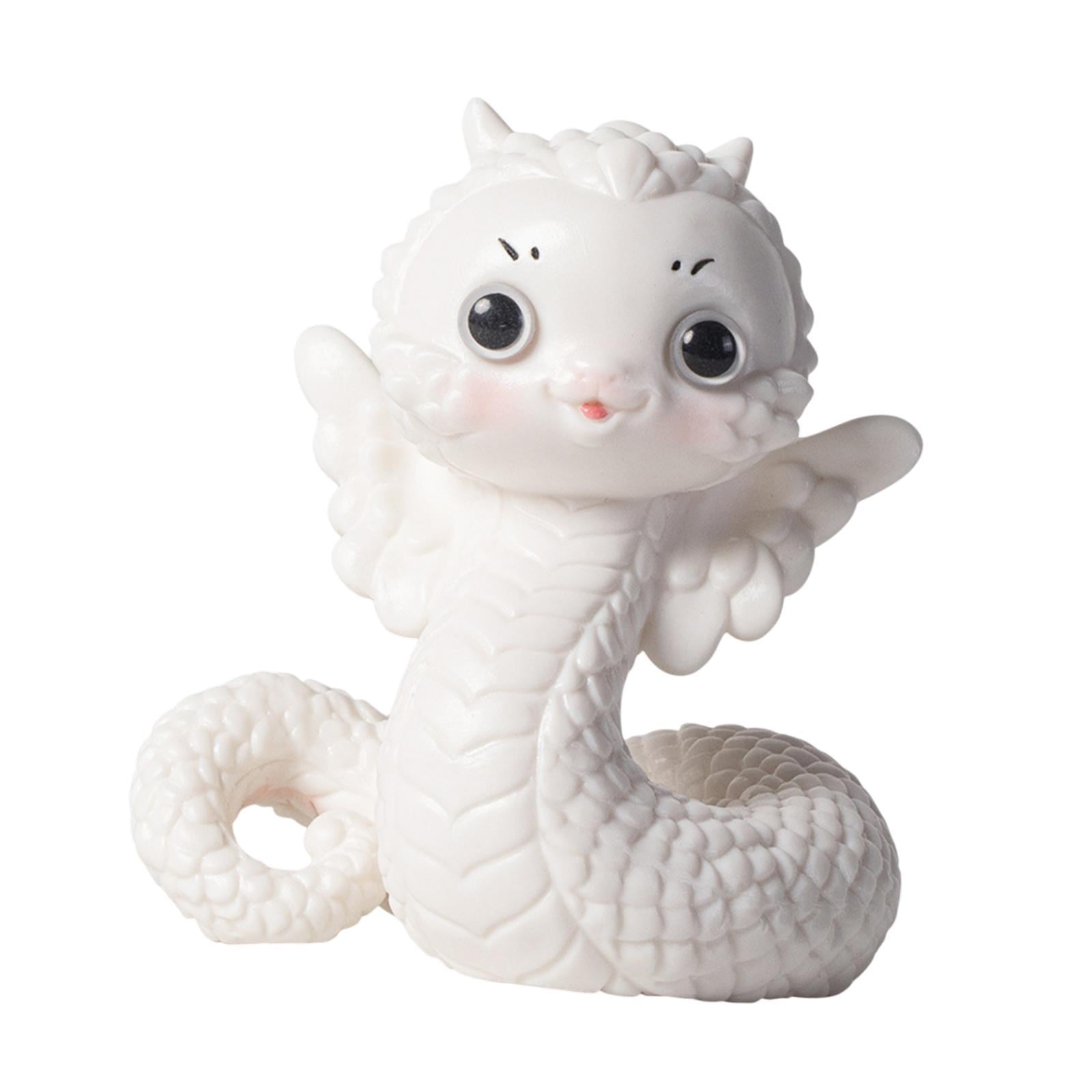 jicheng Snake Statue Collection Bookshelf Tea Pet for Living Room Tea ...