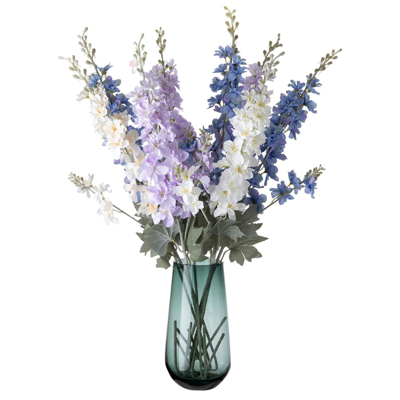 jiemuces 3PCs Fake Delphinium Flower No-fading Not Wither Realistic ...